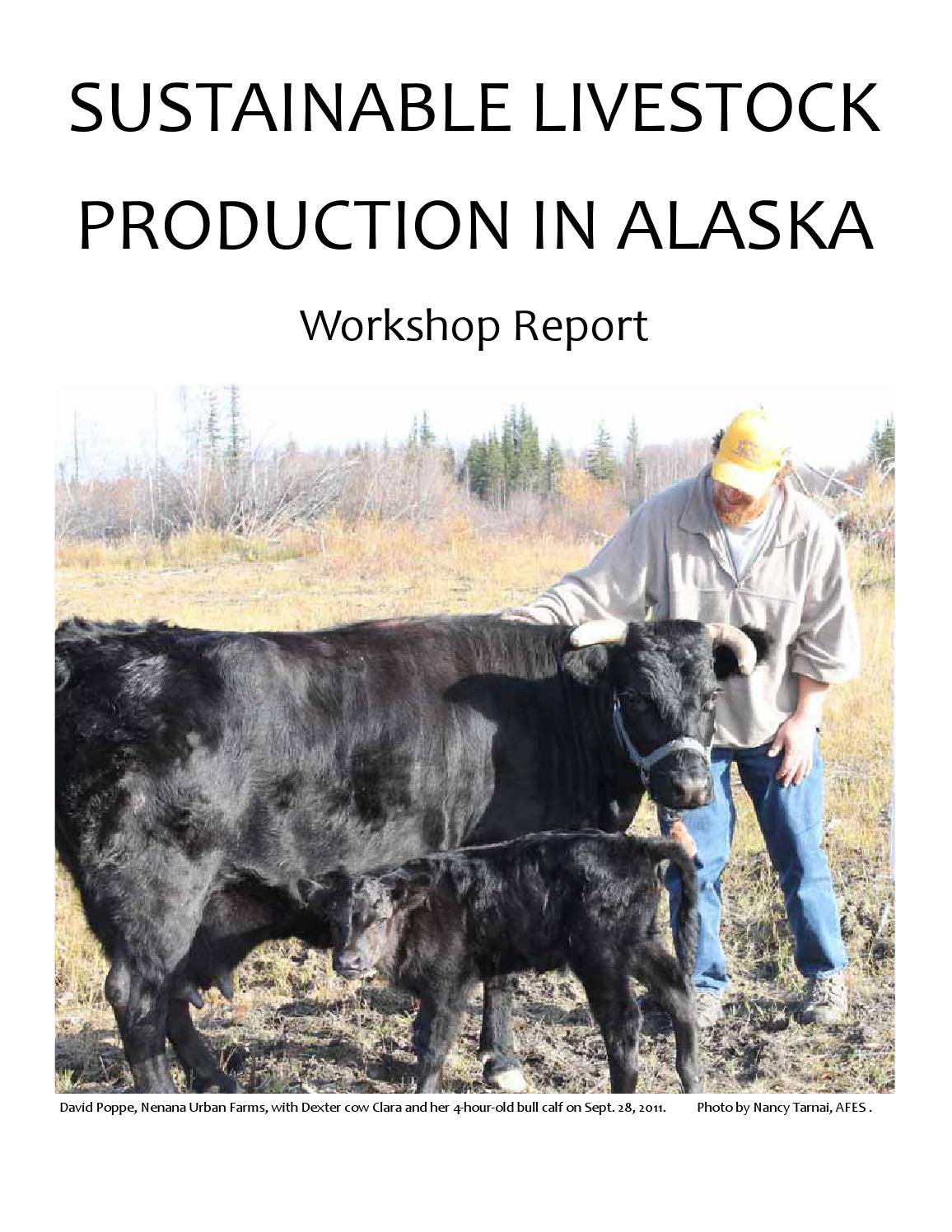 Sustainable Livestock Production in Alaska by University of Alaska ...