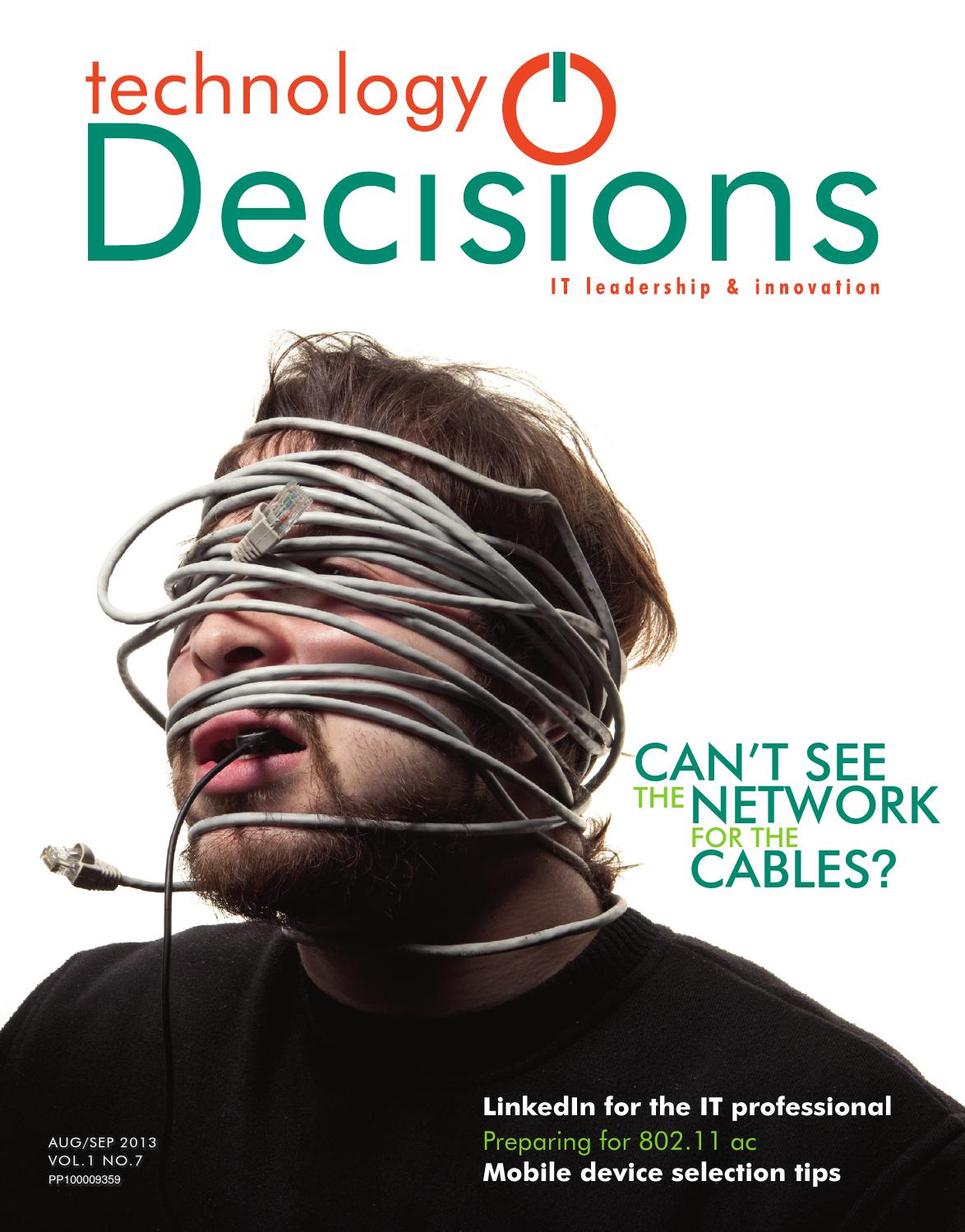 Technology Decisions Aug/Sep 2013 by Westwick-Farrow Media - Issuu