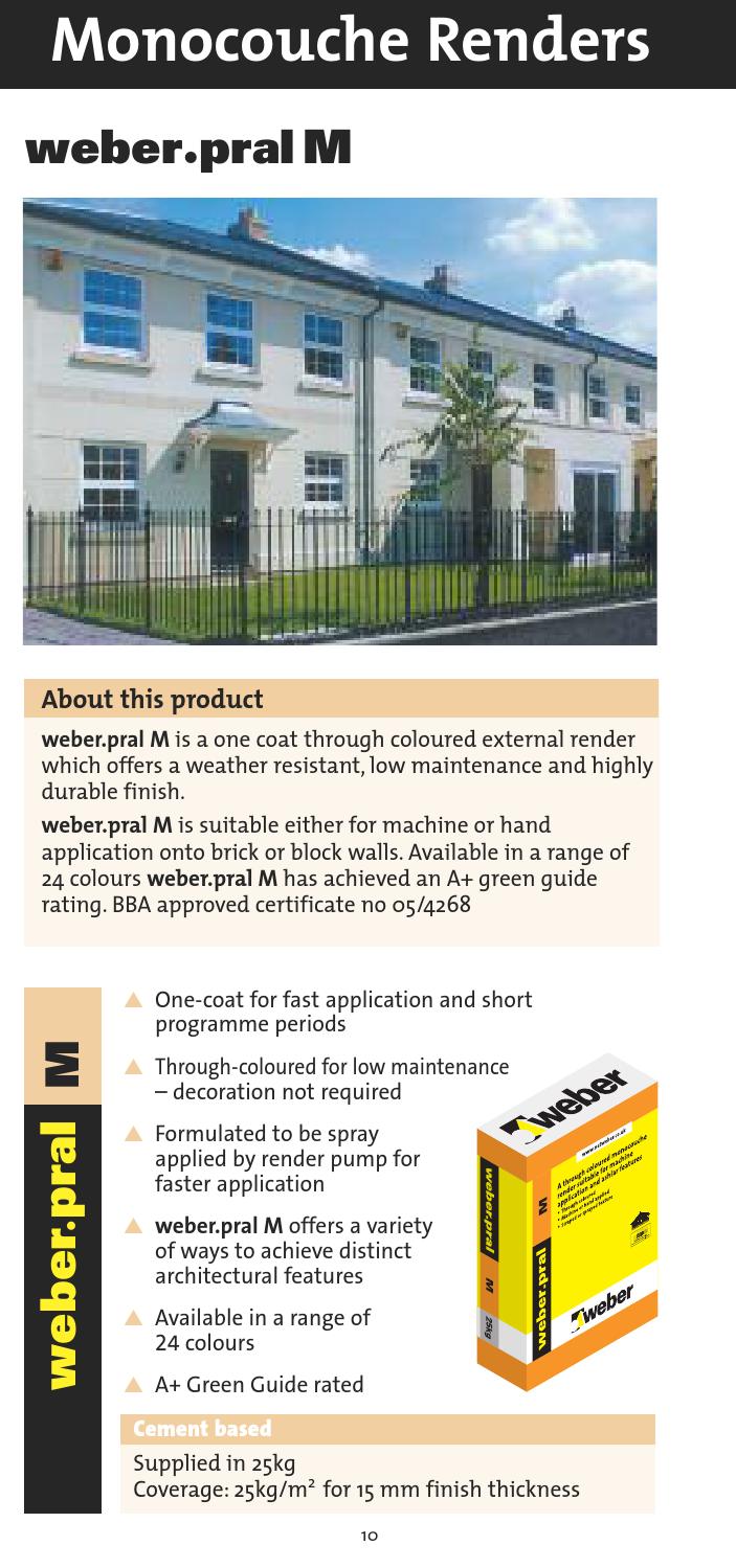 Weber Renders and Decorative Finishes by Weber - Issuu
