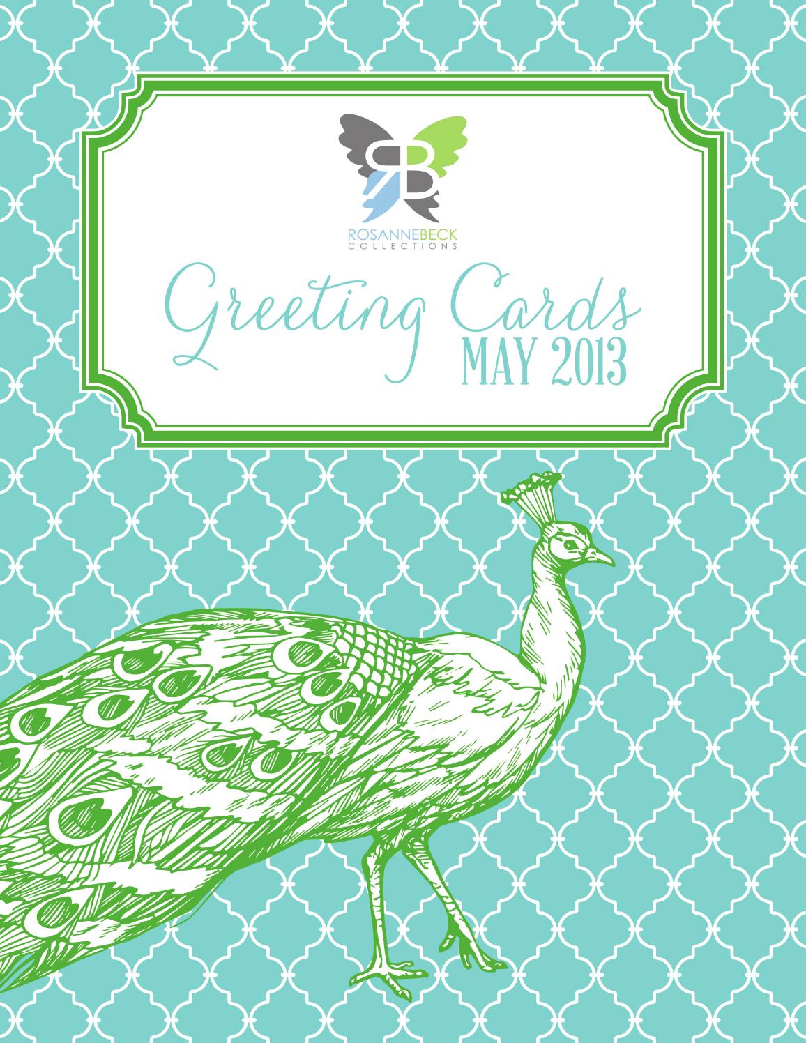 May 2013 Everyday Greeting Card Catalog by Rosanne Beck Collection - Issuu