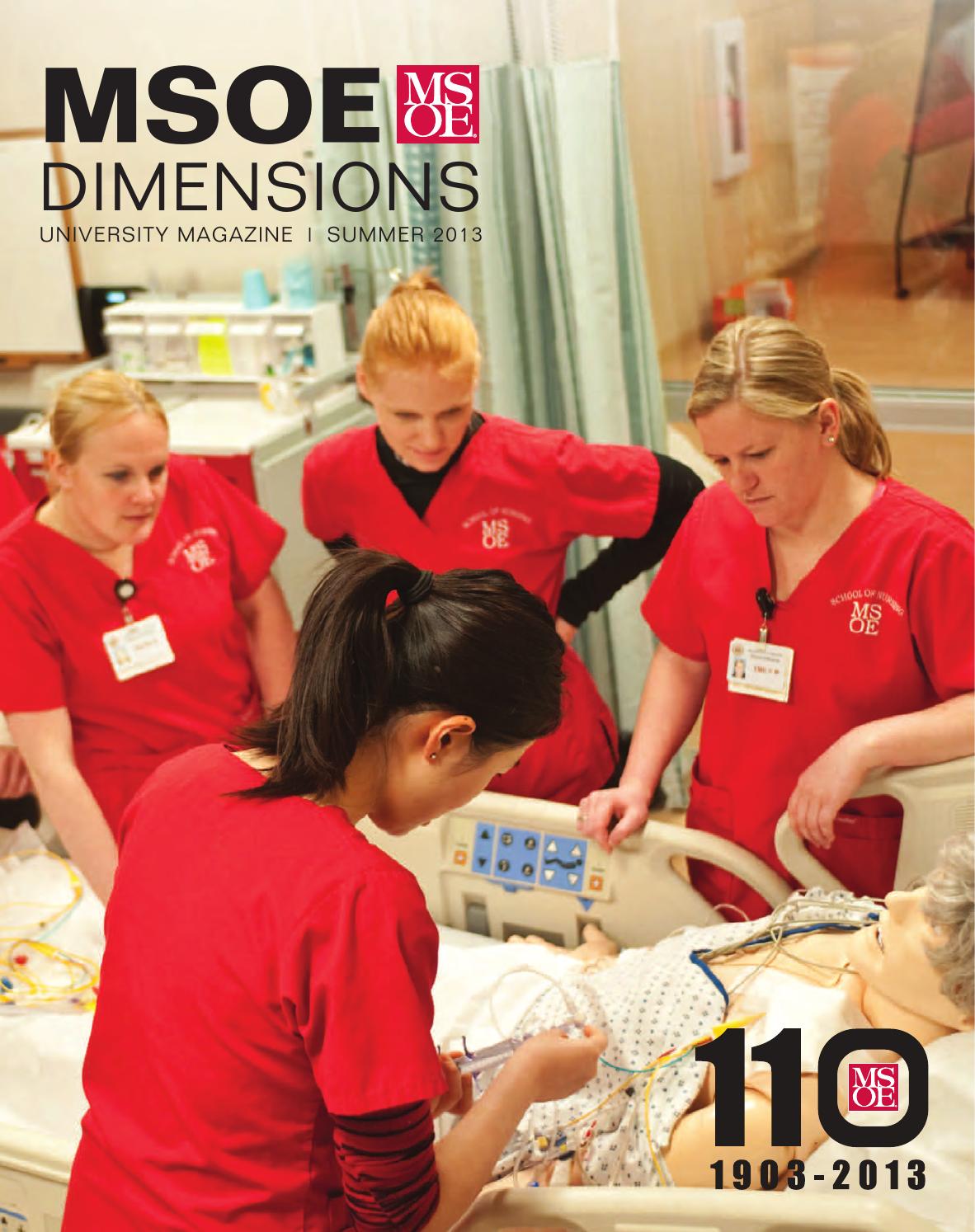 MSOE Dimensions - Summer 2013 by Milwaukee School of Engineering - Issuu