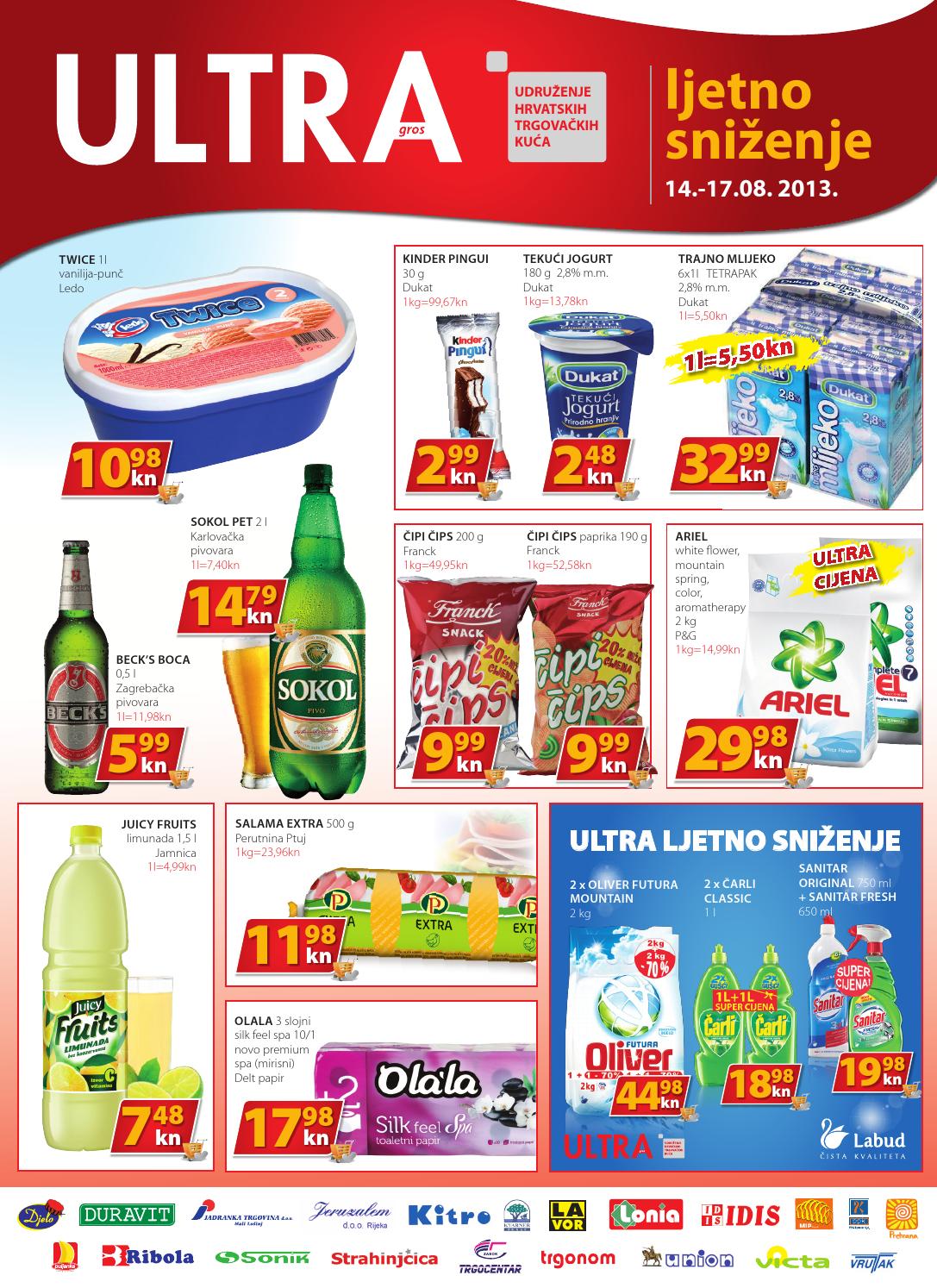 Ultra ljetno sniženje kolovoz (14.-17.08.2013.) by Ultra gros d.o.o ...