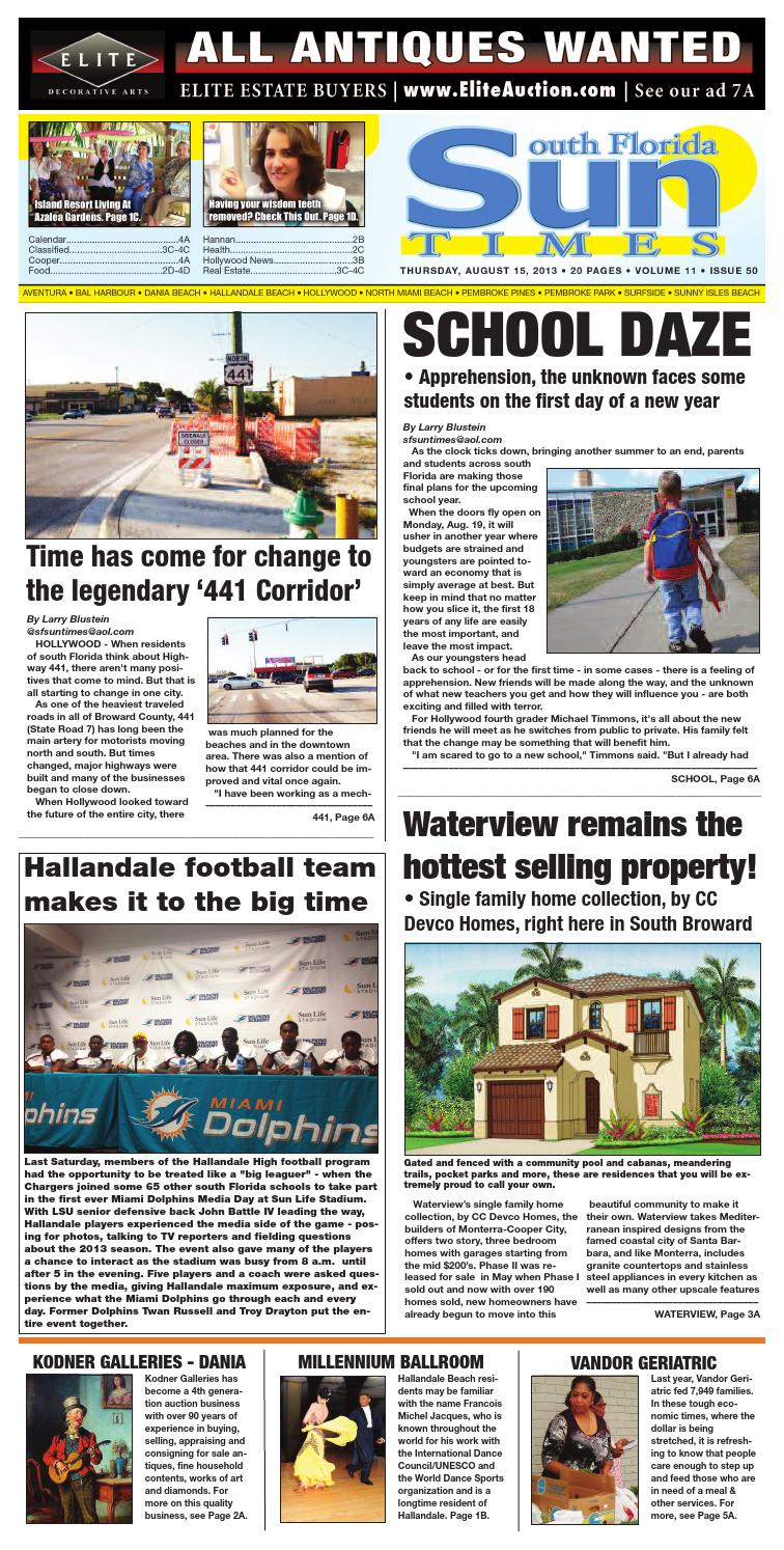 08 15 13 Sun Times Issue by The South Florida Sun Times Newspaper - Issuu