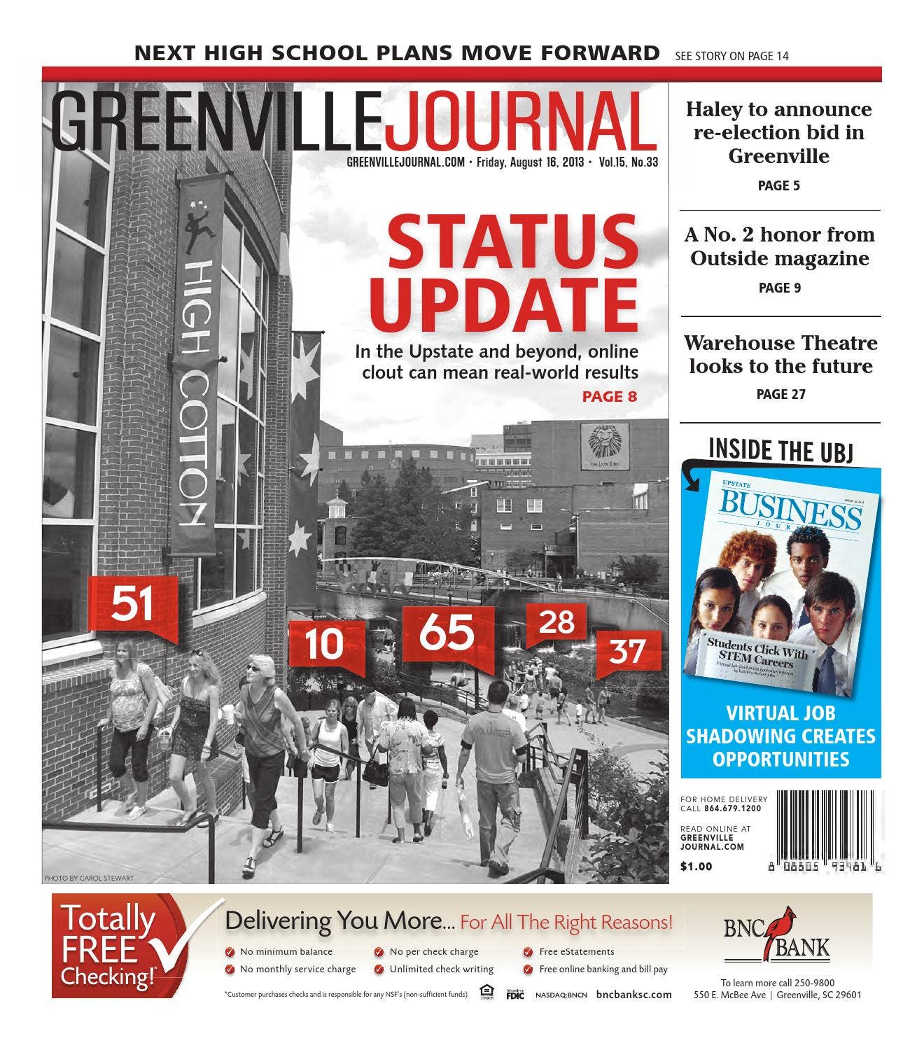 August 16, 2013 Greenville Journal by Community Journals - Issuu