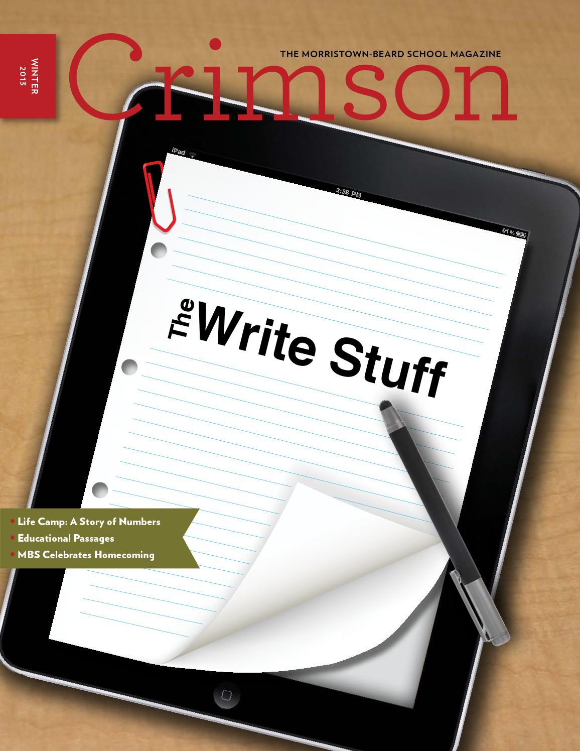 Crimson Magazine, Winter 2013 by MBS Communications - Issuu