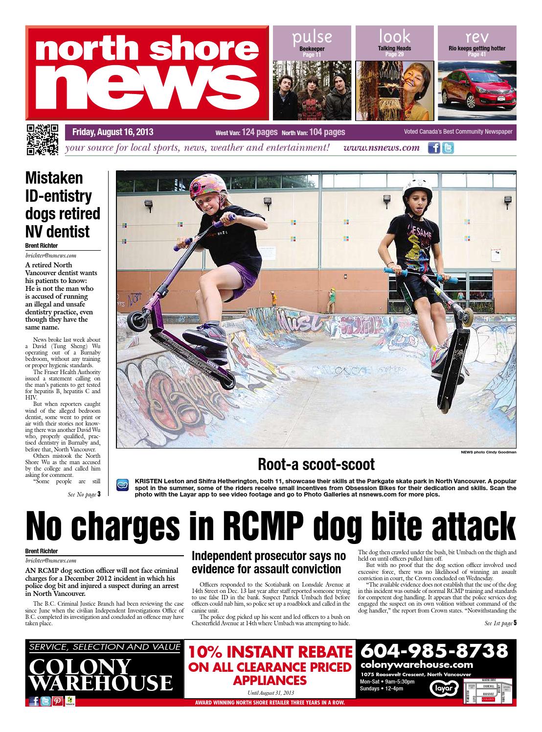 North Shore News August 16 2013 by North Shore News - Issuu