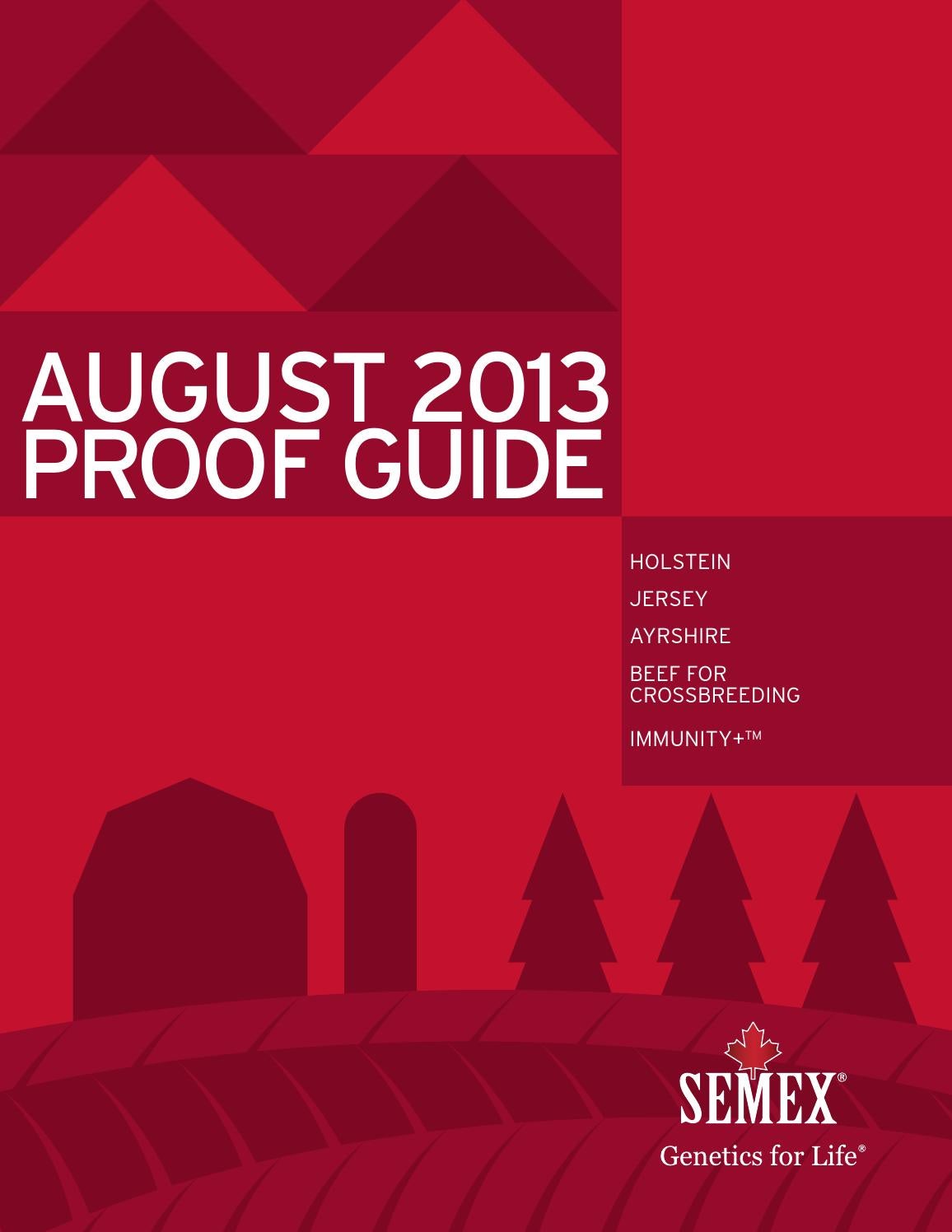 August 2013 Semex USA Proof Guide by Semex - Issuu