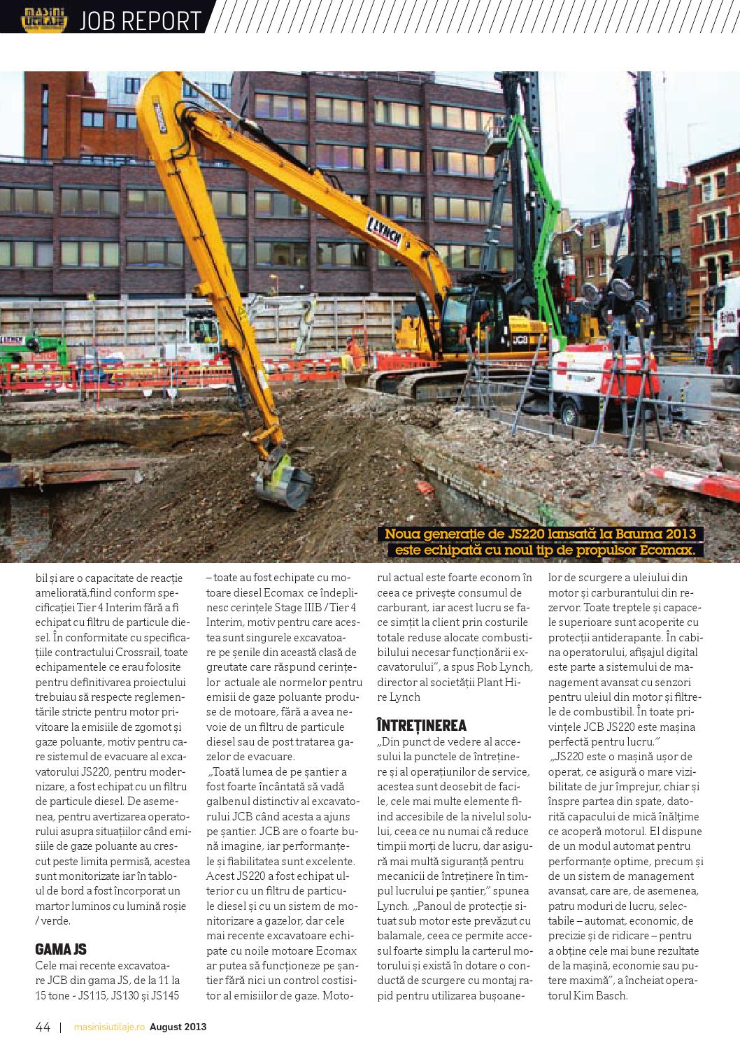 Masini si utilaje pentru Constructii by Masini si Utilaje - Issuu