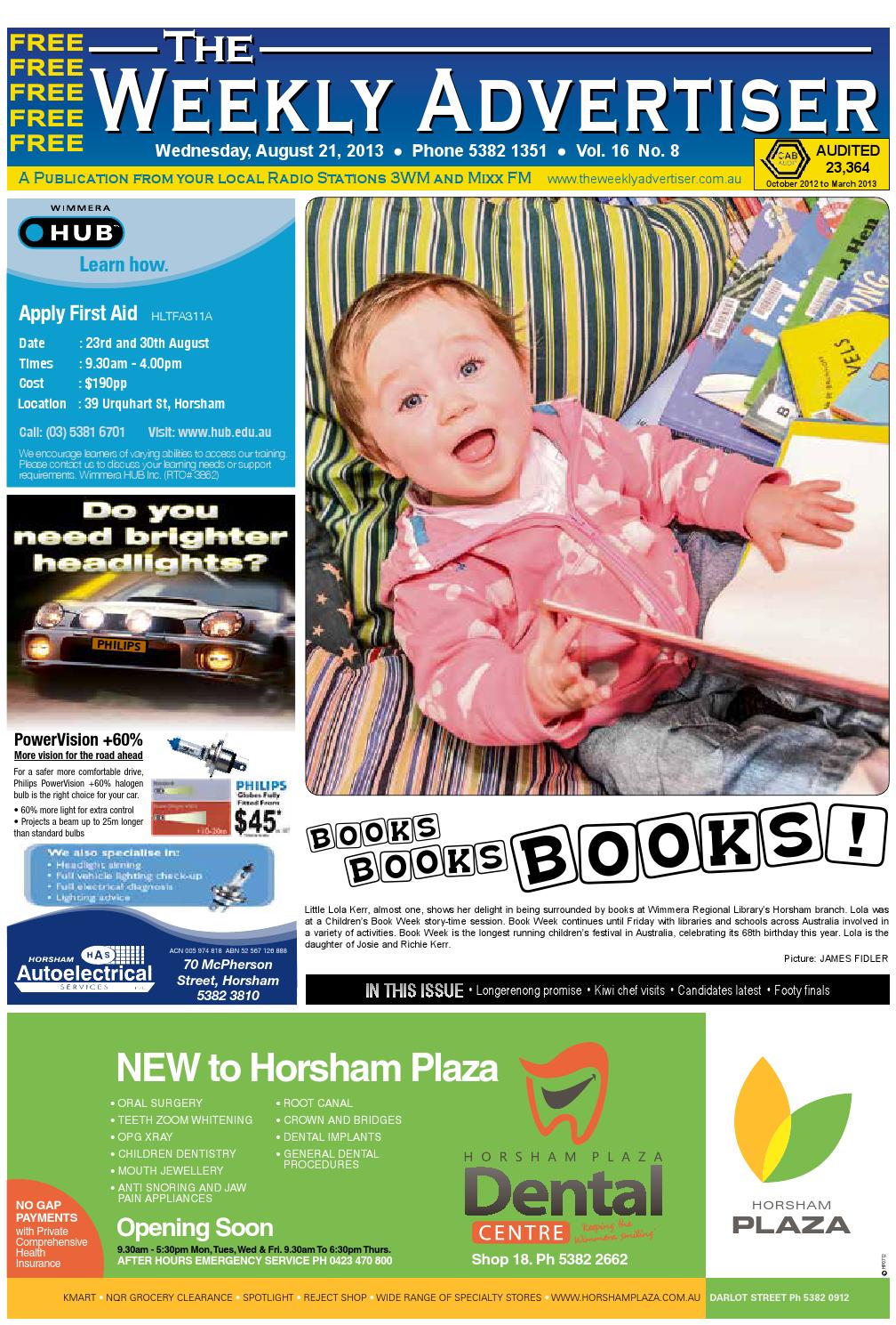 The Weekly Advertiser - Wednesday, August 21, 2013 edition by The ...