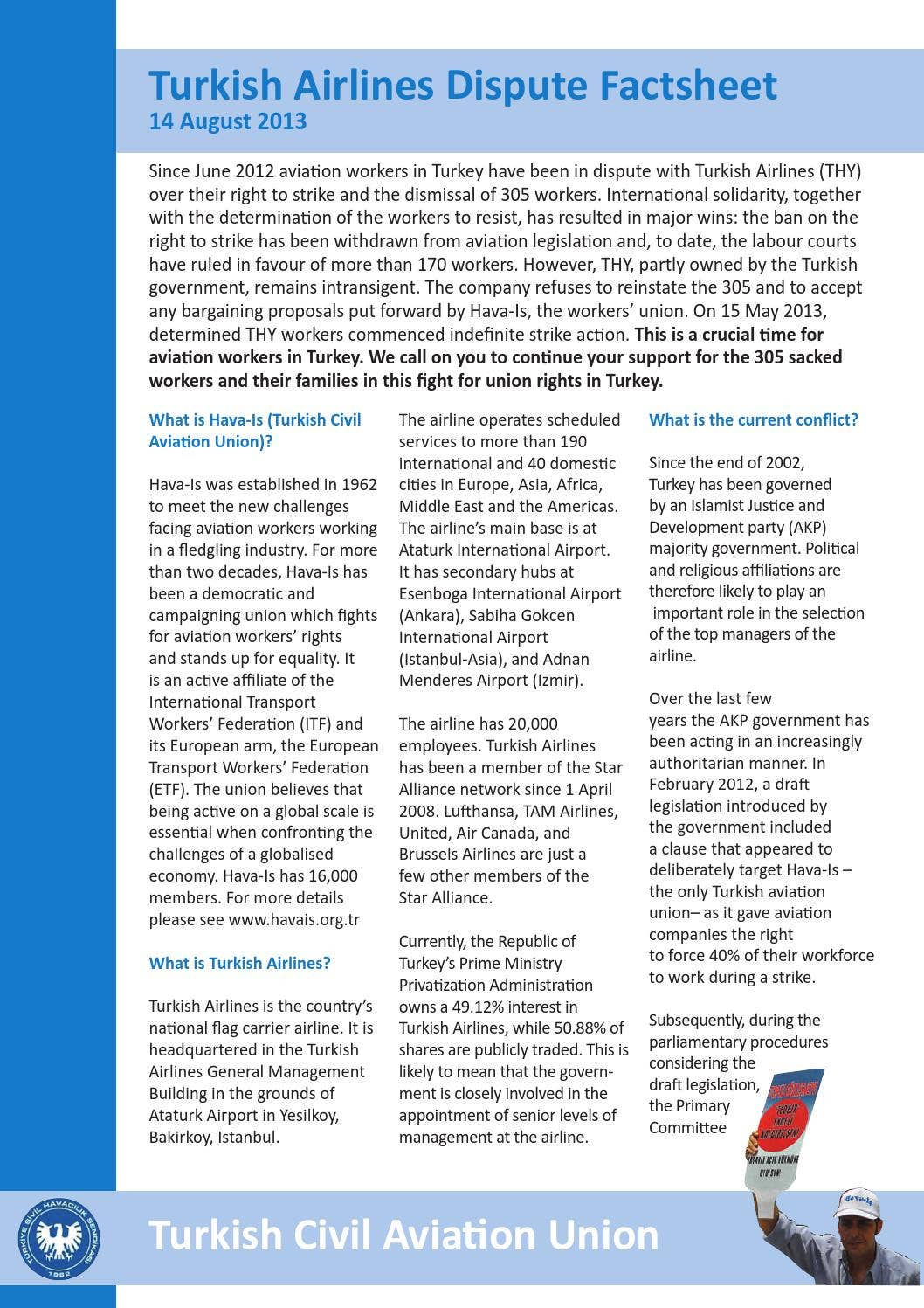Turkish Airlines dispute factsheet by ITF Global - Issuu