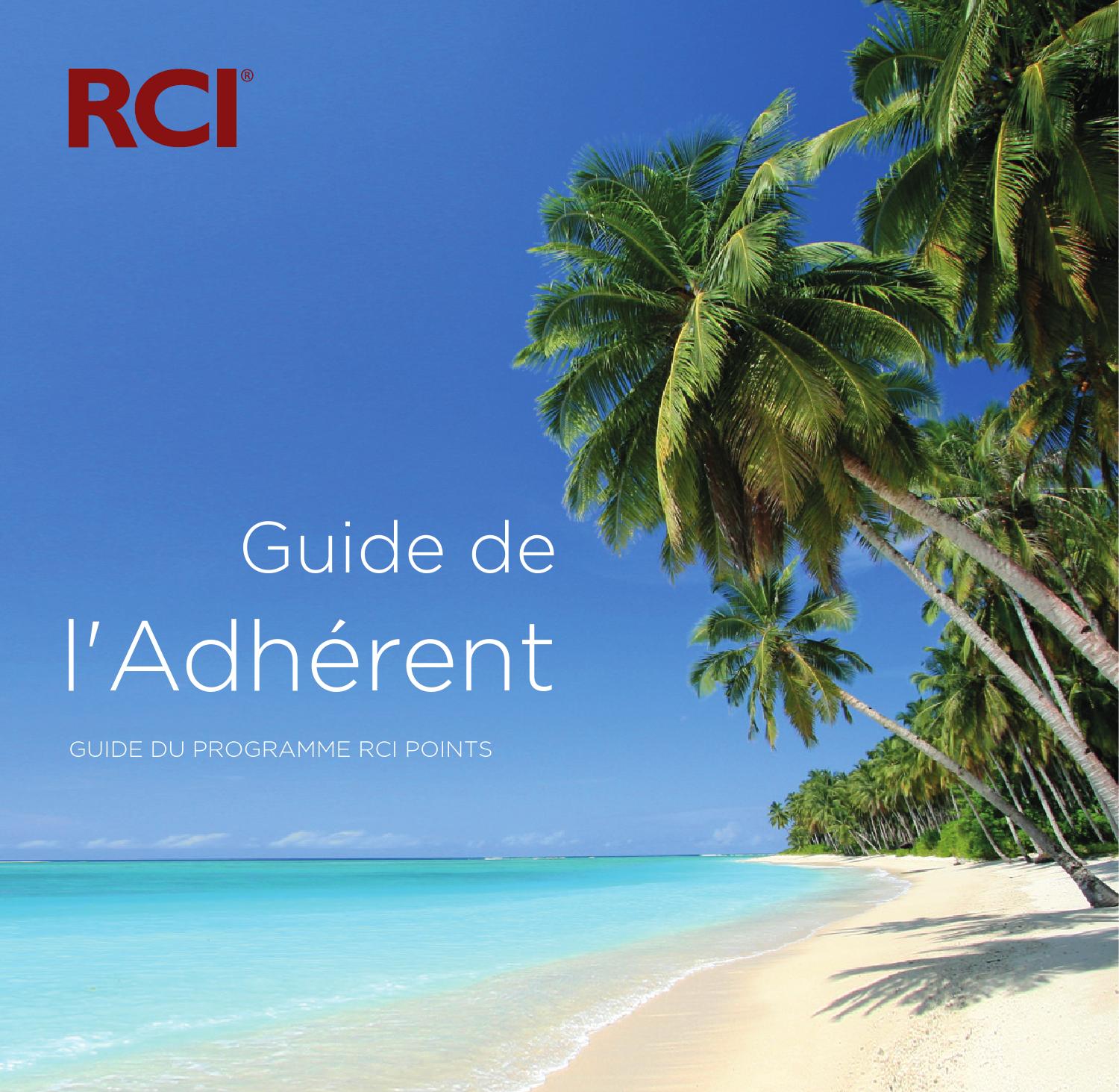GUIDE DU PROGRAMME RCI POINTS by RCI Europe, Middle East and India - Issuu