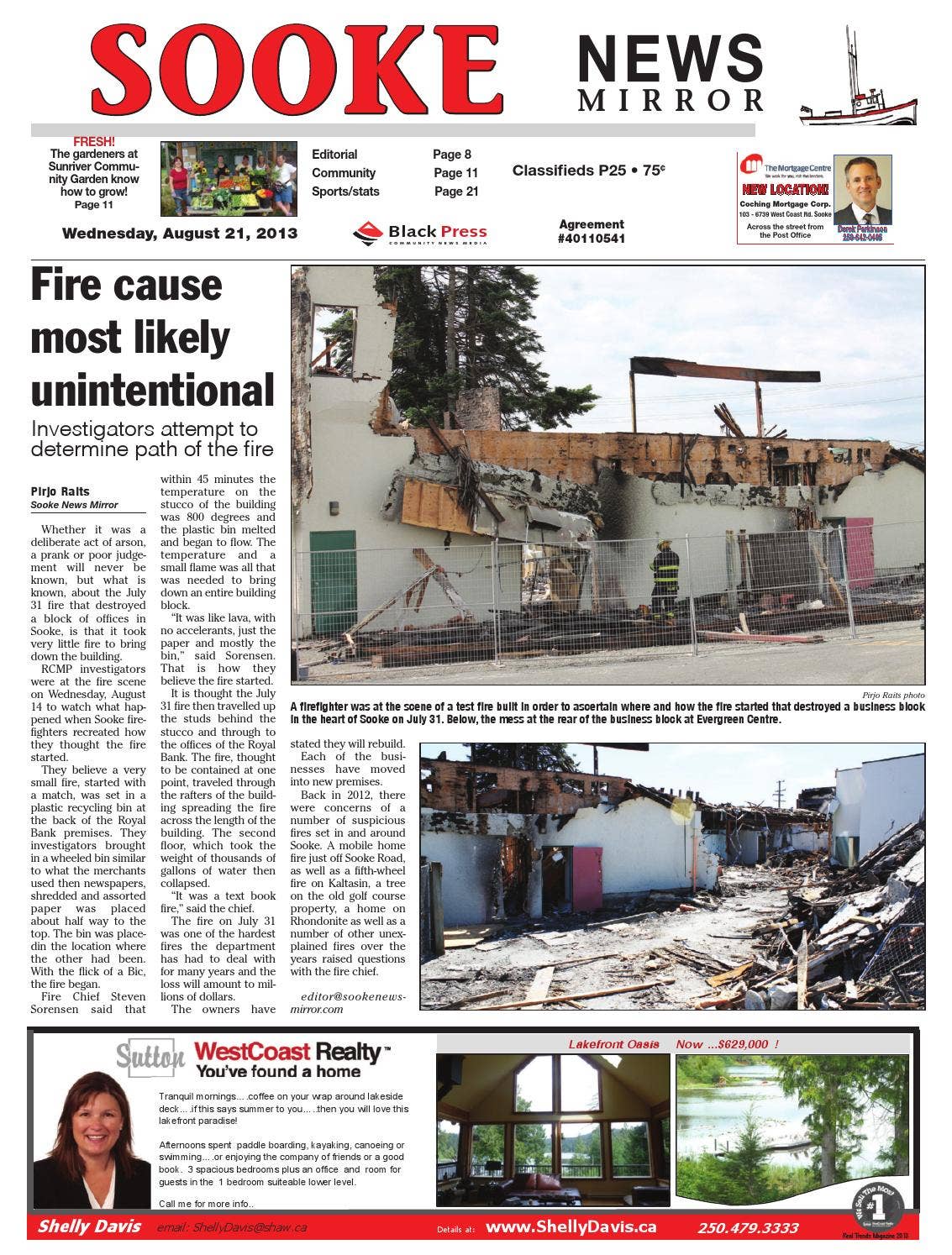 Sooke News Mirror, August 21, 2013 by Black Press Media Group - Issuu