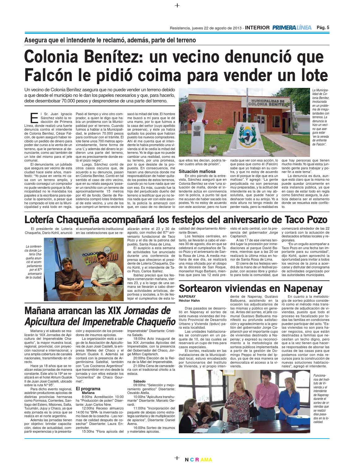 Primera linea 3880 22 08 13 by Diario Primera Linea - Issuu