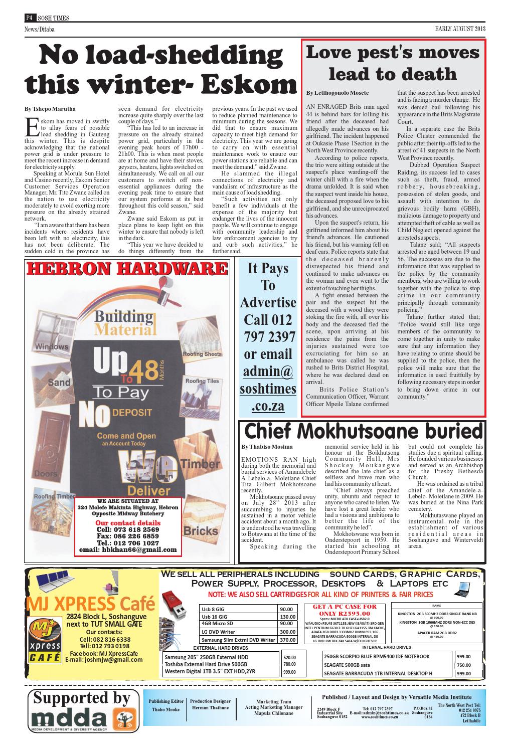 Early August 2013 By Sosh Times Newspaper Issuu early-august-2013-by-sosh-times-newspaper-issuu