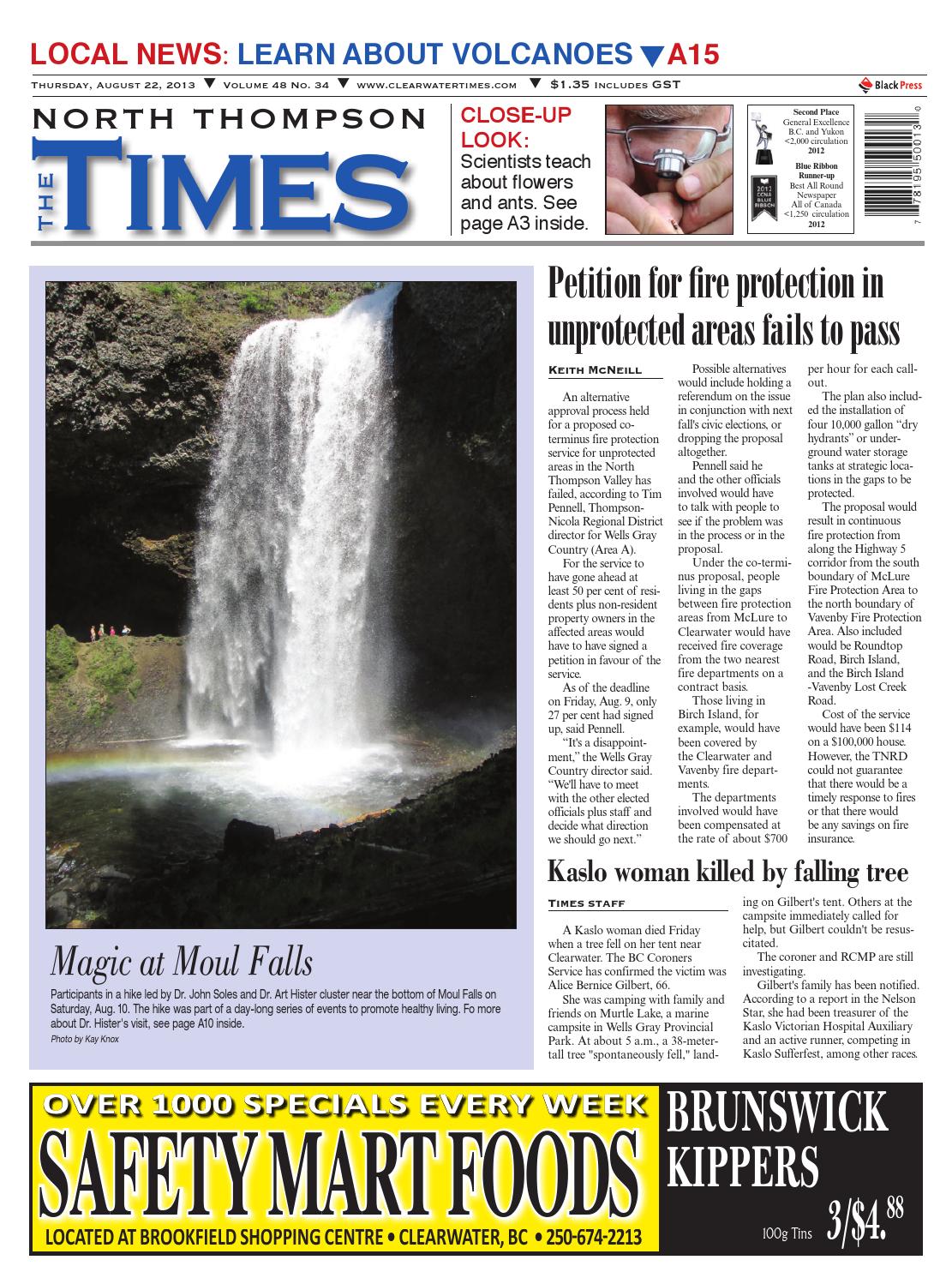 Clearwater Times, August 22, 2013 by Black Press Media Group - Issuu