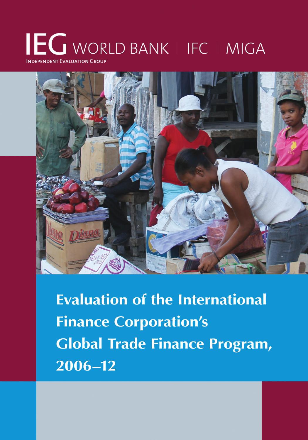 Evaluation of the International Finance Corporation’s Global Trade ...