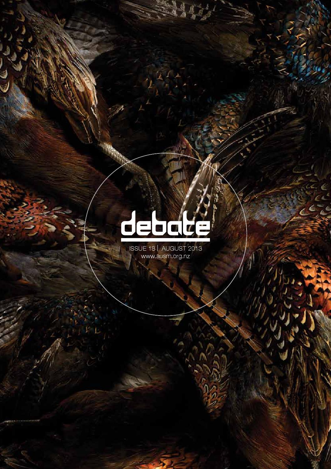 Debate issue 18 by Debate Magazine - Issuu