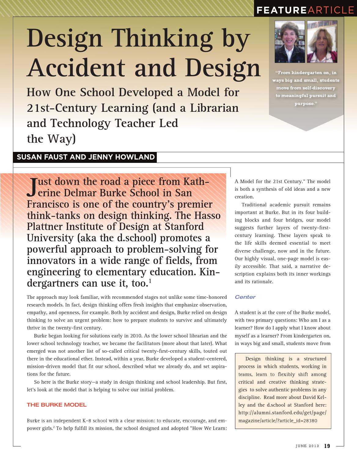 Teacher Librarian Magazine | Design Thinking by Accident and Design by ...