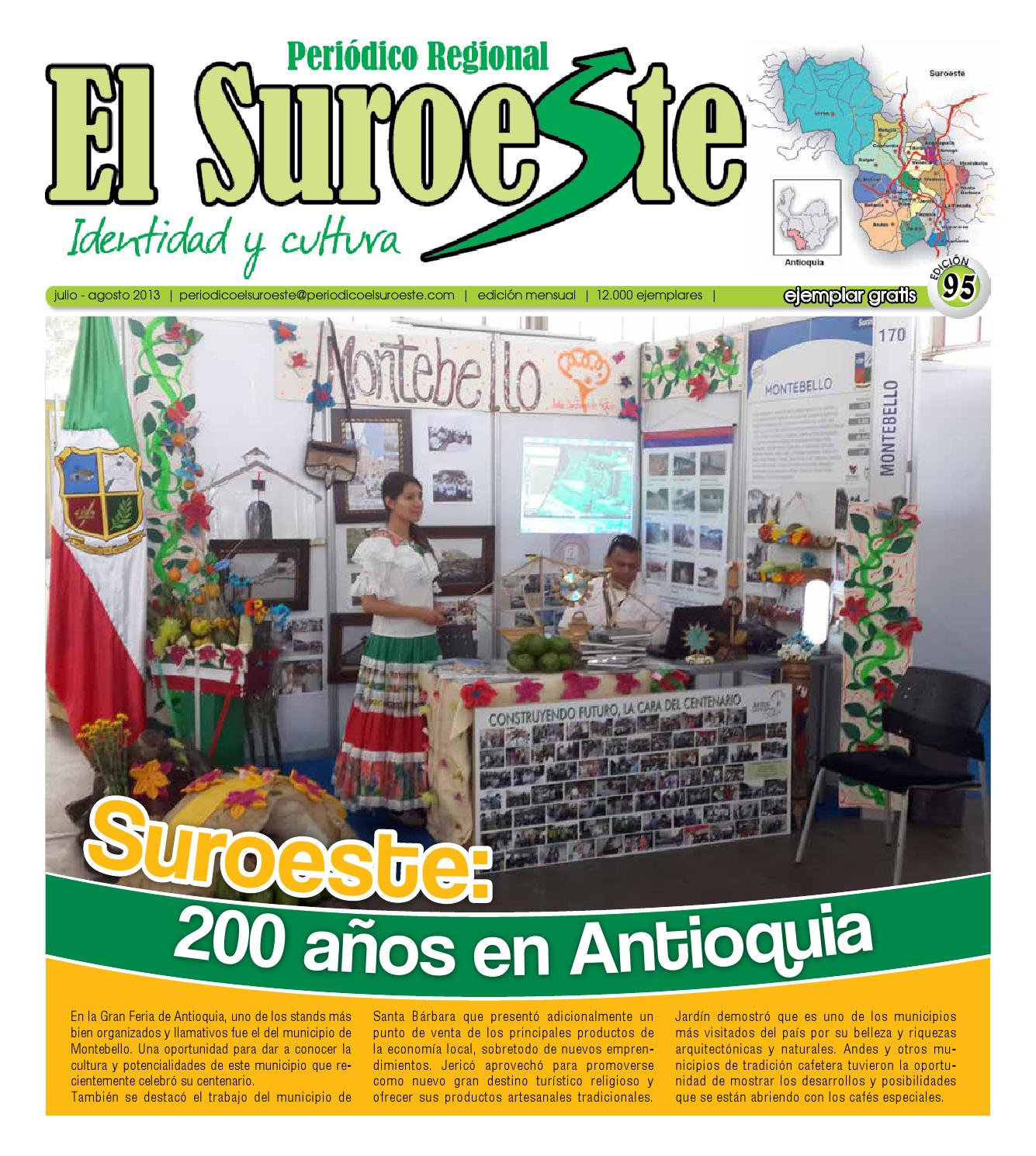 Periódico El Suroeste edición 95 julio 2013 by Periódico EL SUROESTE ...
