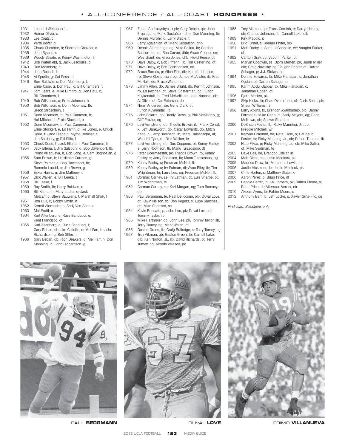 2013 UCLA Football Media Guide by UCLA Athletics - Issuu
