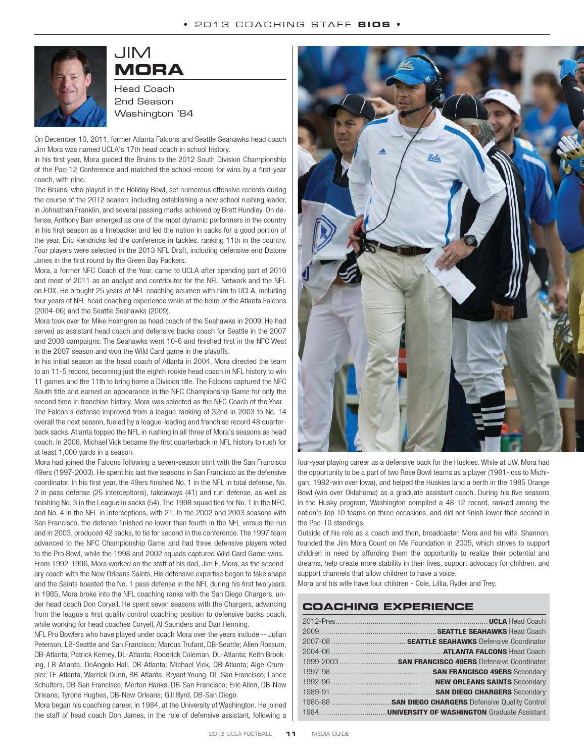 2013 UCLA Football Media Guide by UCLA Athletics - Issuu