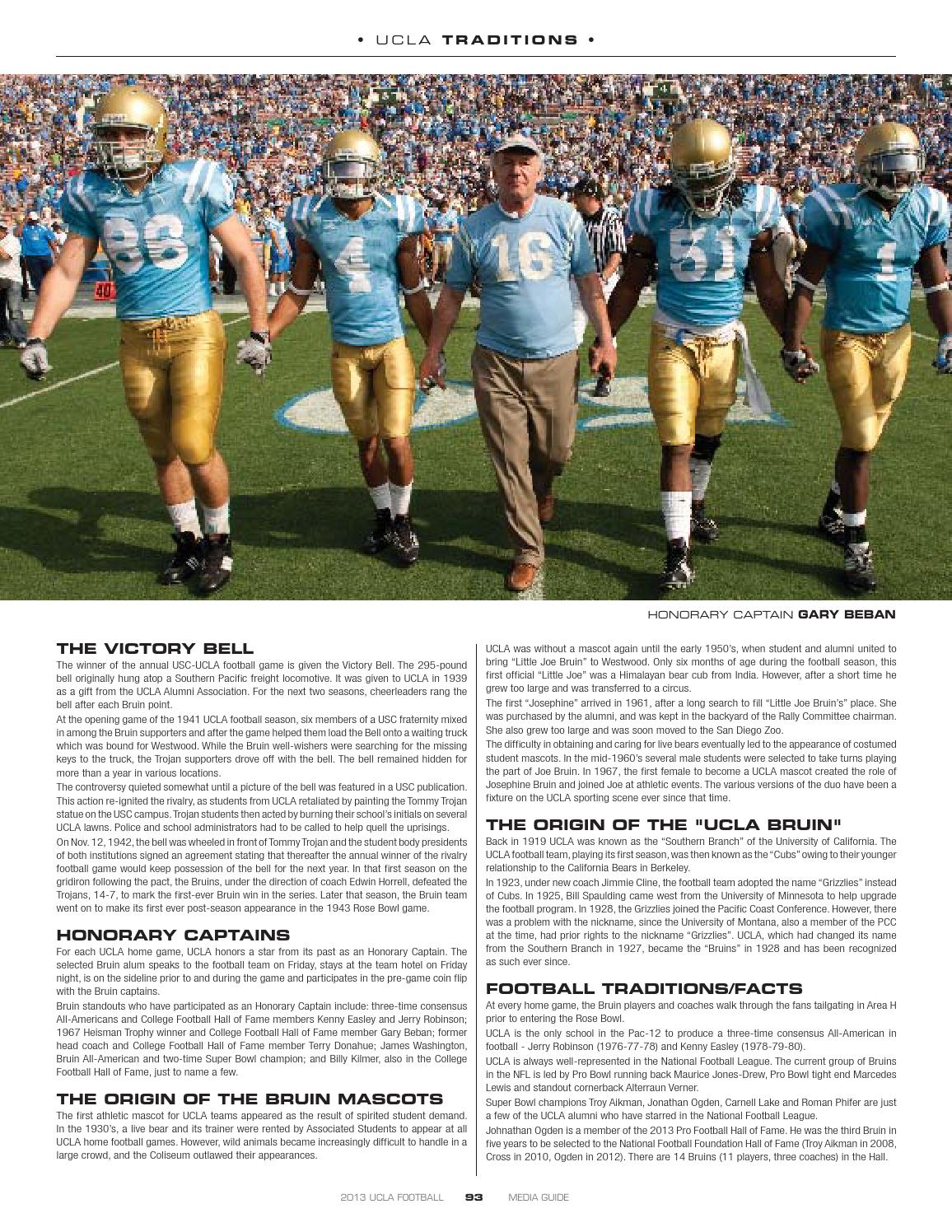 2013 UCLA Football Media Guide by UCLA Athletics - Issuu