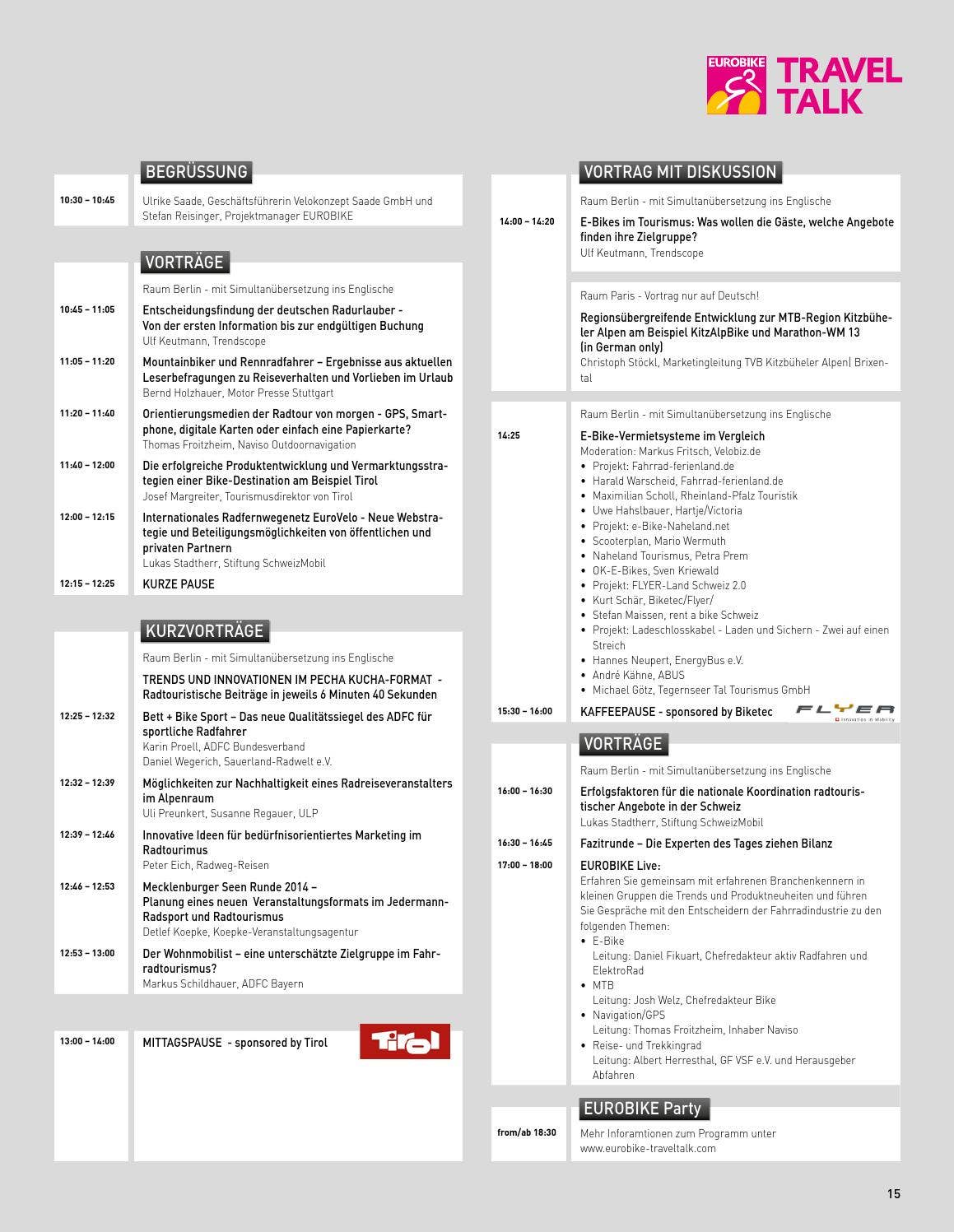 EUROBIKE 2013 | ROUTEFINDER by Messe Friedrichshafen - Issuu