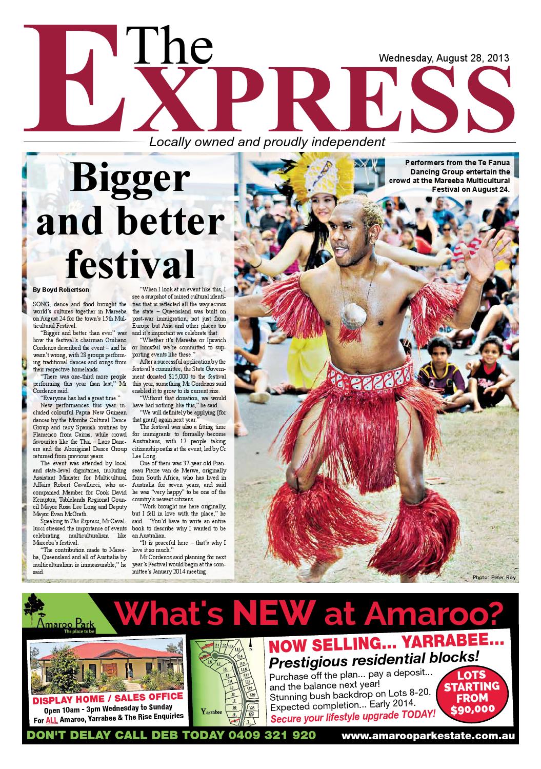 The Express Newspaper 28 August 2013 by Carlo Portella - Issuu