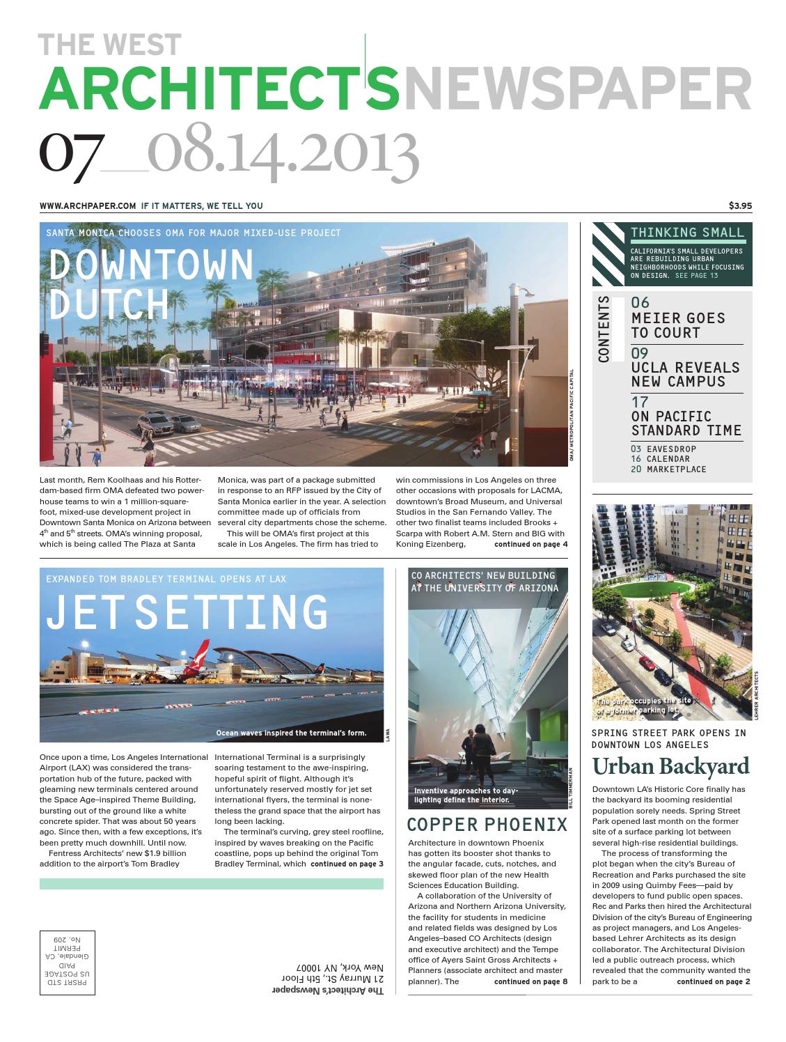 The Architect's Newspaper WEST Issue 7 2013 by The Architect's ...
