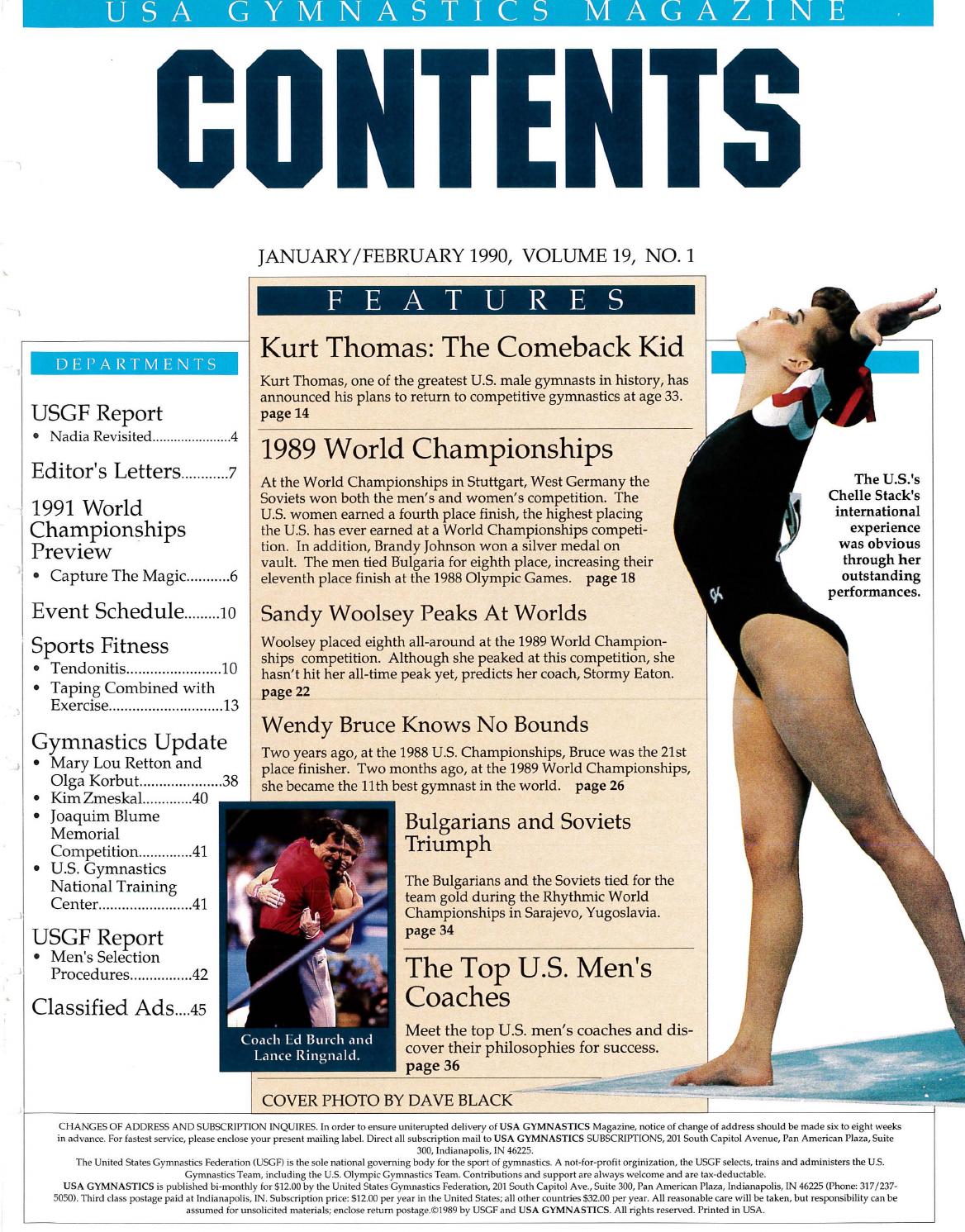 USA Gymnastics - January/February 1990 by USA Gymnastics - Issuu