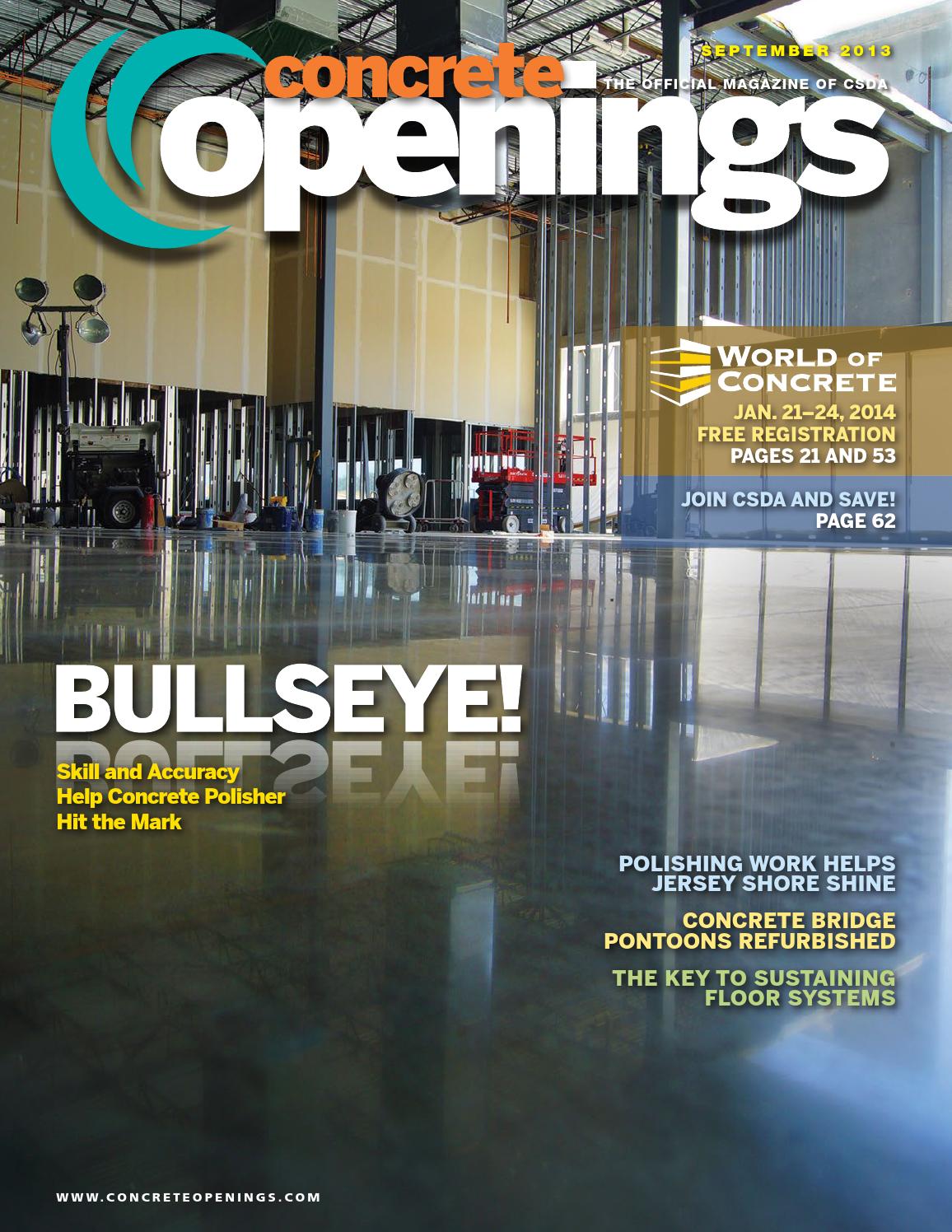 September 2013 Concrete Openings by Concrete Openings Archive - Issuu
