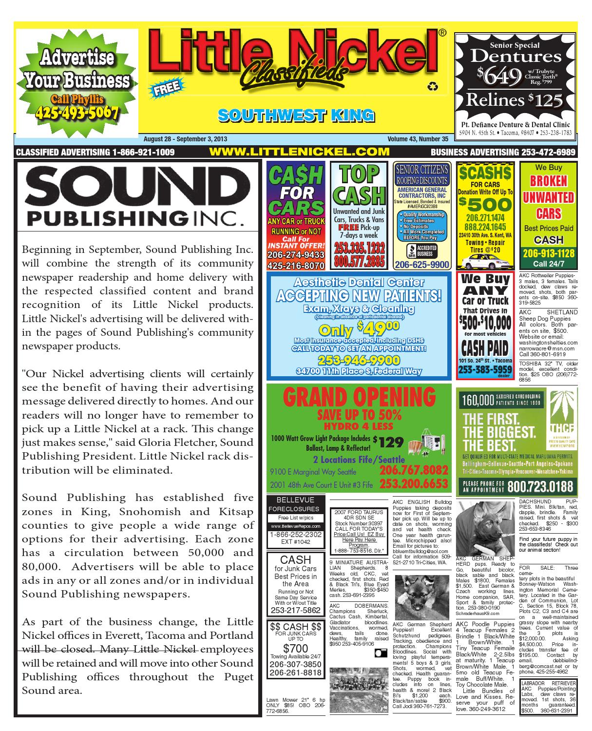 Little Nickel, Southwest King, August 27, 2013 by Sound Publishing - Issuu