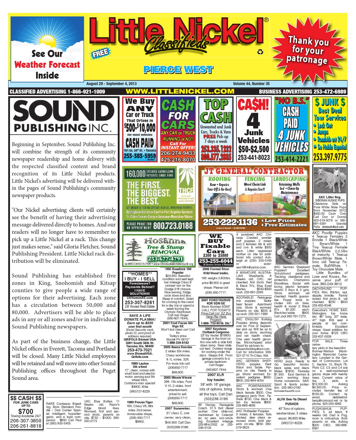 Little Nickel, Pierce West, August 27, 2013 by Sound Publishing - Issuu