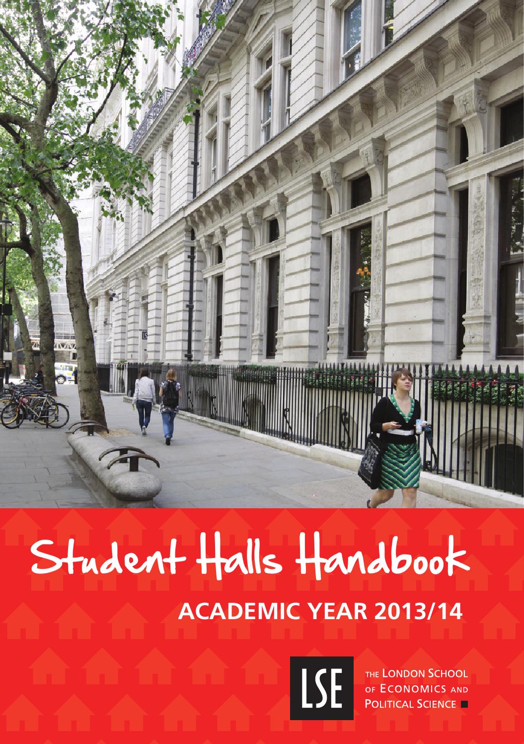 LSE Student Halls Handbook 2013/2014 by London School of Economics - Issuu