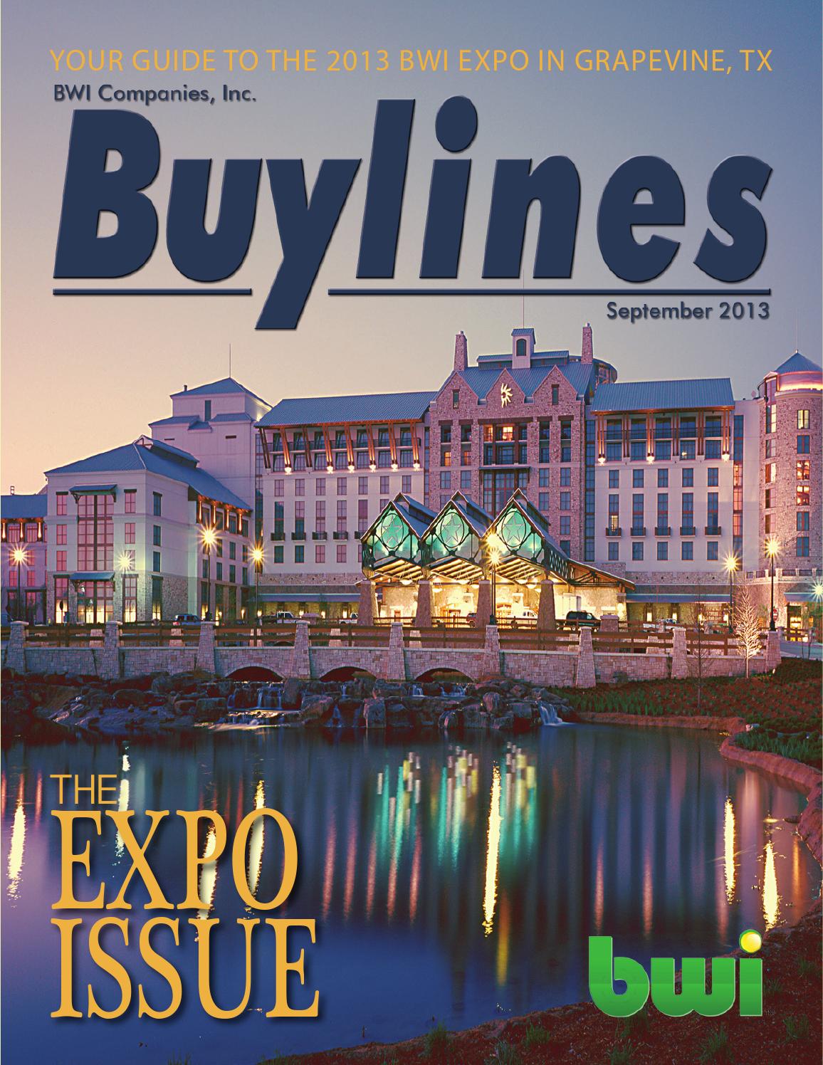 Buylines Fall 2013 by BWI Companies, Inc. - Issuu