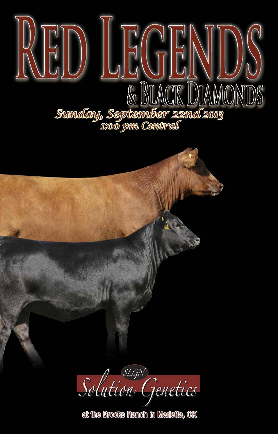 Solution Genetics - Red Legends and Black Diamonds by LivestockDirect ...
