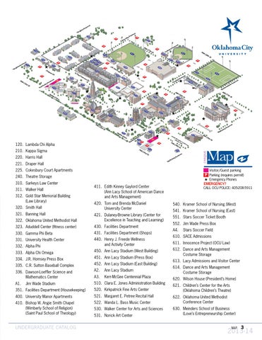 OCU Undergraduate Catalog 2013–2014 by Oklahoma City University - Issuu