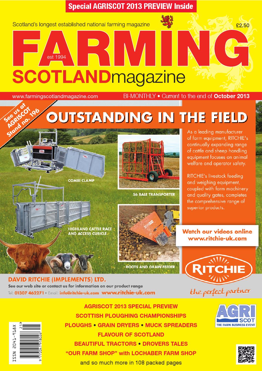 Farming Scotland Magazine (Sept-October 2013) by Athole Design ...