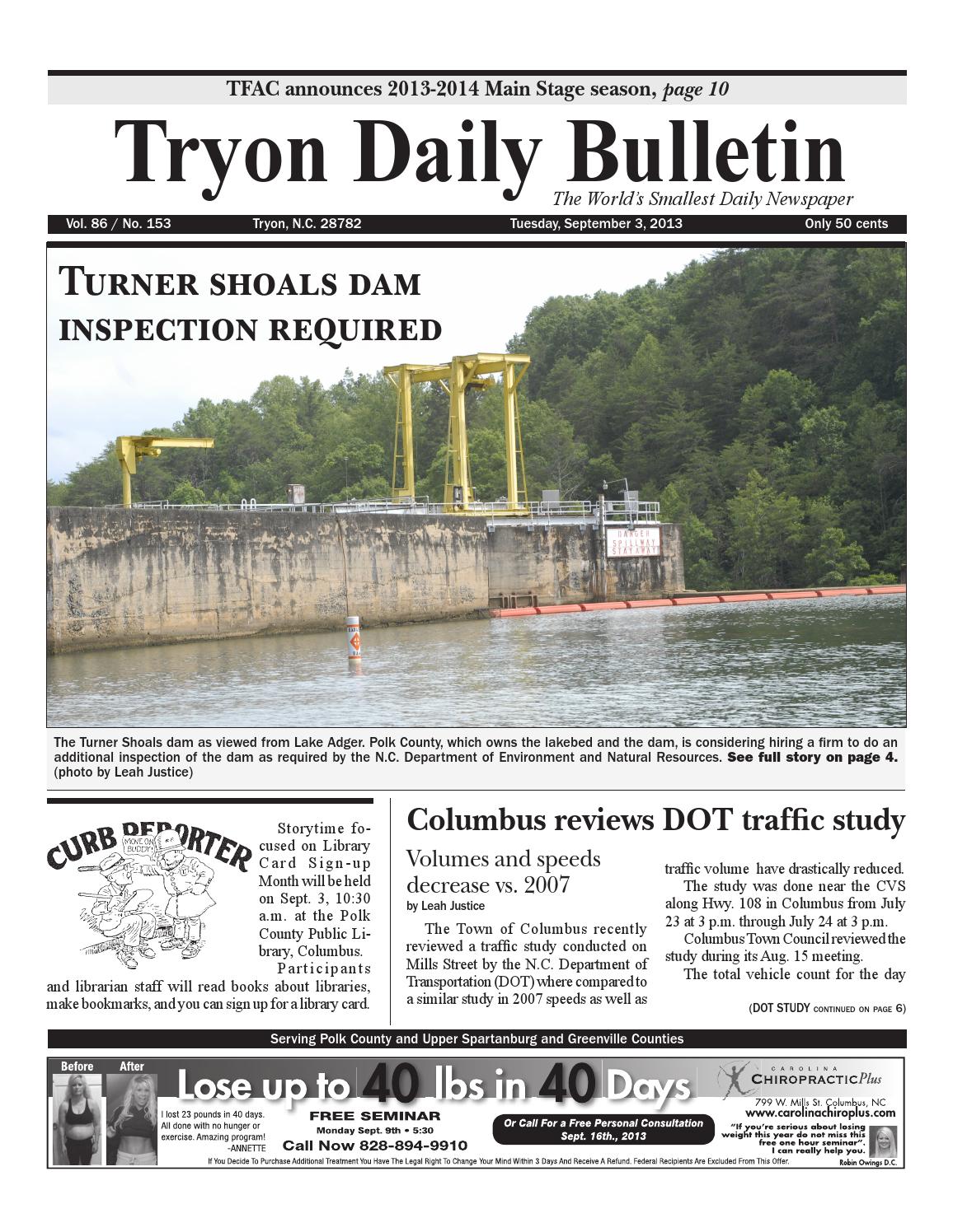 20130903 by Tryon Daily Bulletin - Issuu