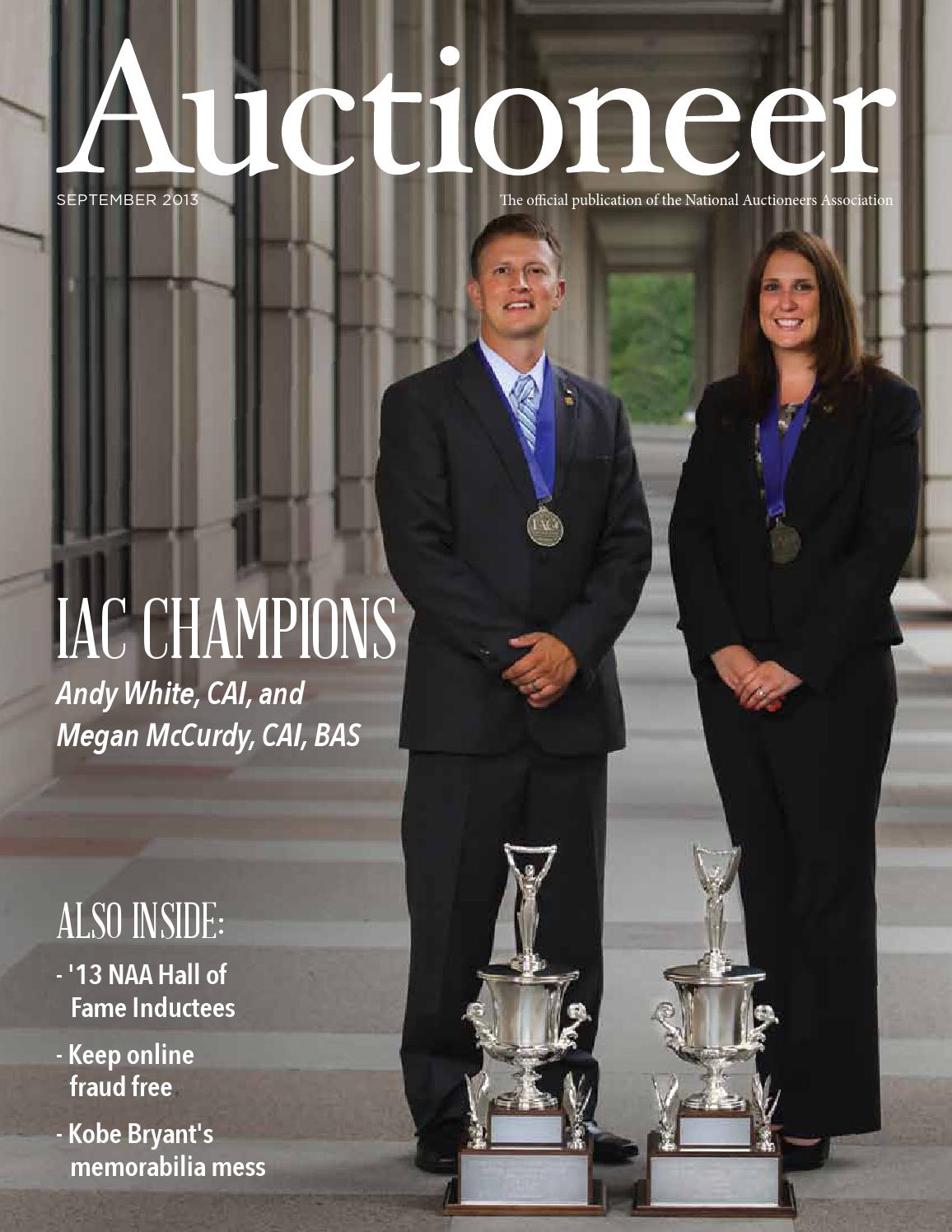 September 2013 by National Auctioneers Association - Issuu