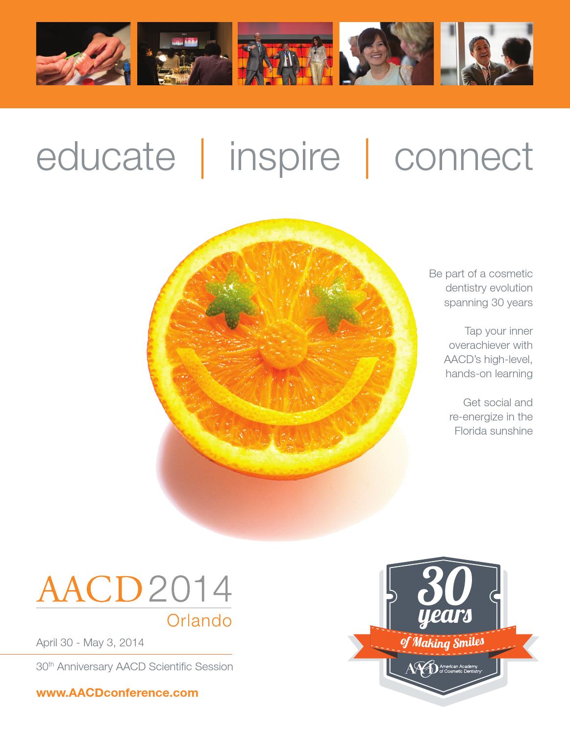 Aacd 2014 Preview Guide by American Academy of Cosmetic Dentistry - Issuu