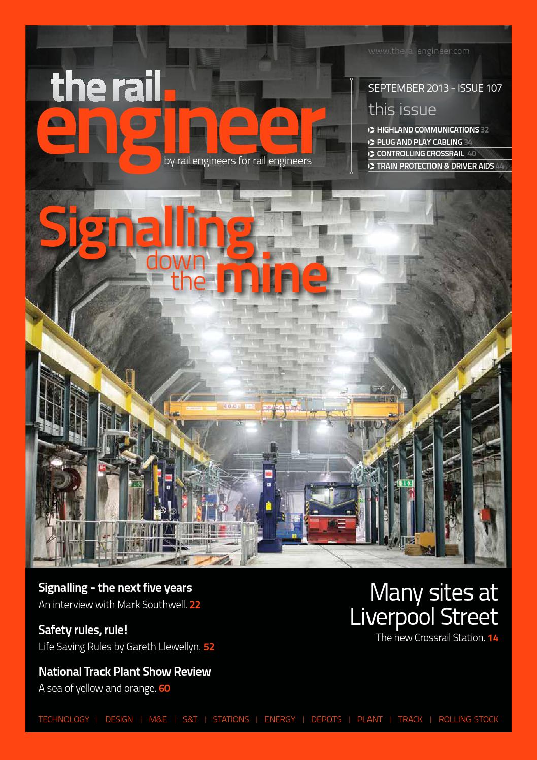 The Rail Engineer - Issue 107 - September 2013 by Rail Media - Issuu