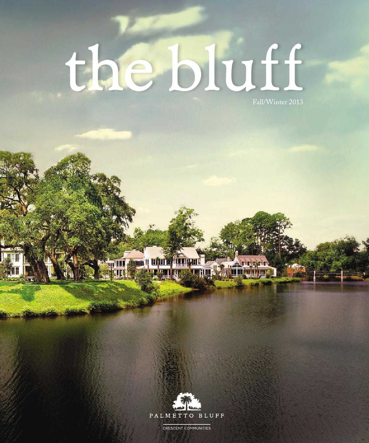 the bluff fall/winter 2013 by Palmetto Bluff - Issuu