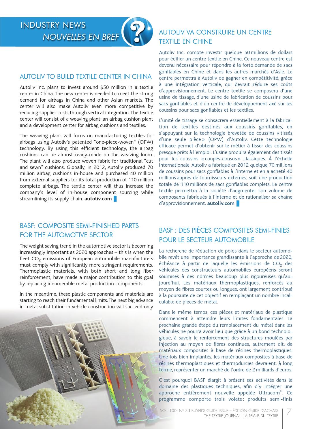 La Revue du Textile / The Textile Journal by The Textile Journal - Issuu