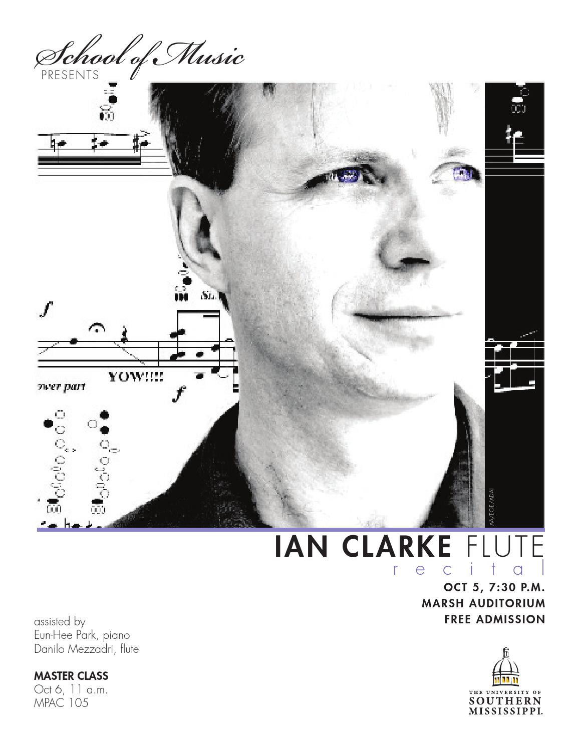 Ian Clarke Flute 2011 by The University of Southern Mississippi School ...