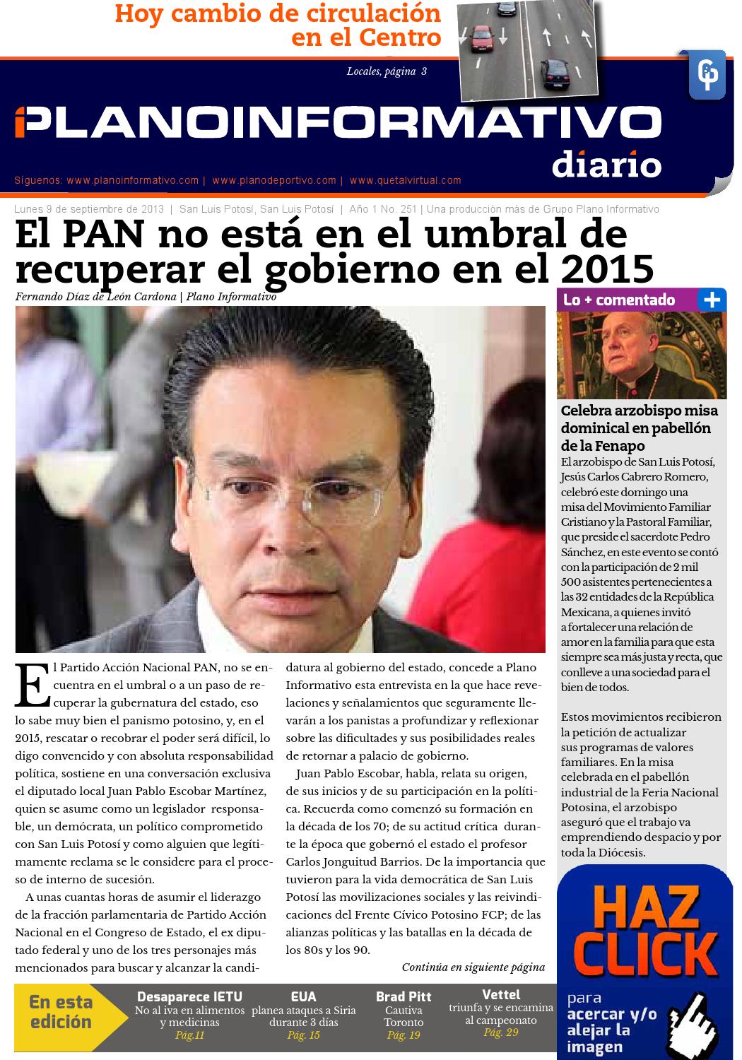 Diario Plano Informativo Año 1 No. 251 by Plano Informativo - Issuu