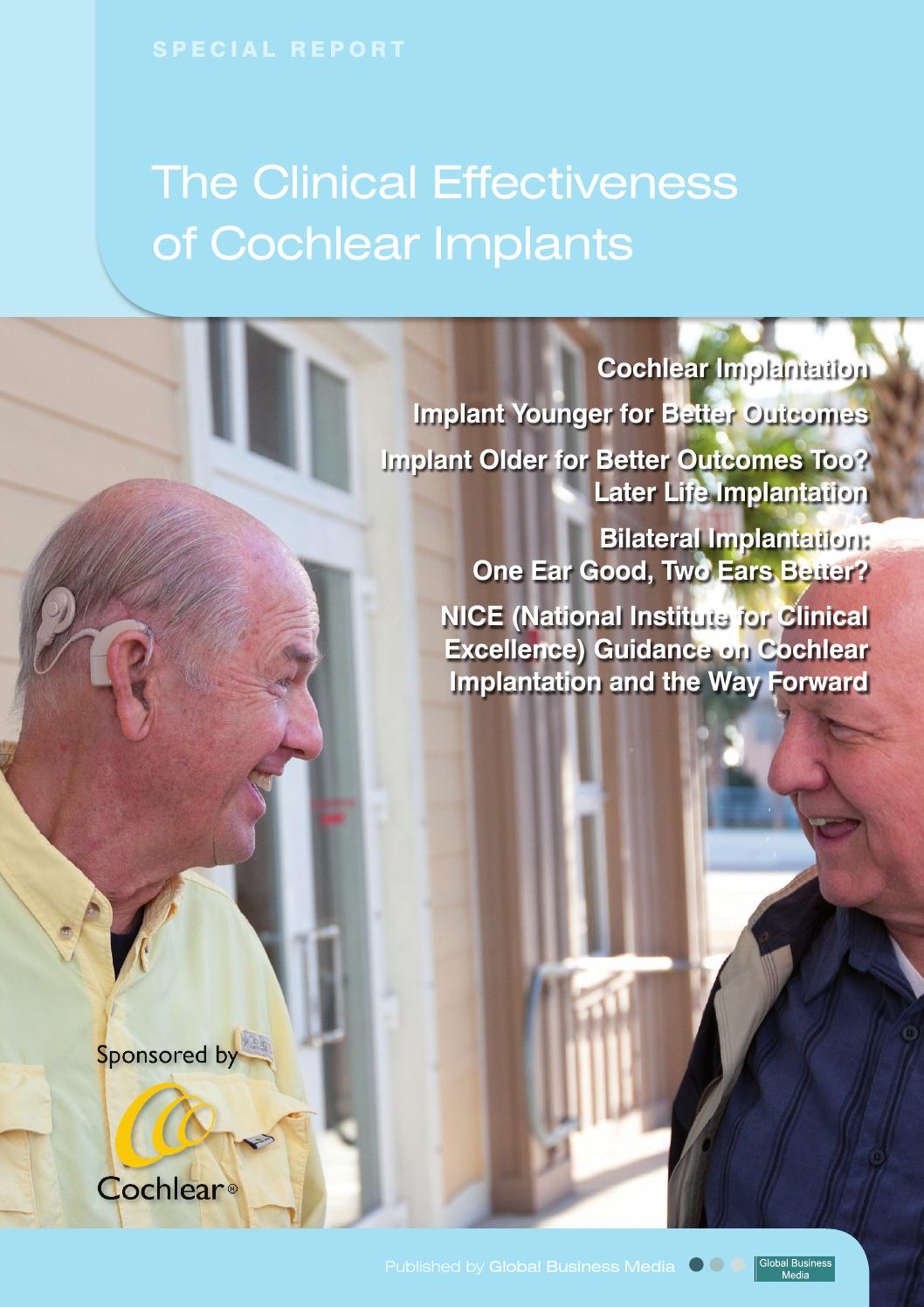 Special Report – The Clinical Effectiveness of Cochlear Implants by The ...