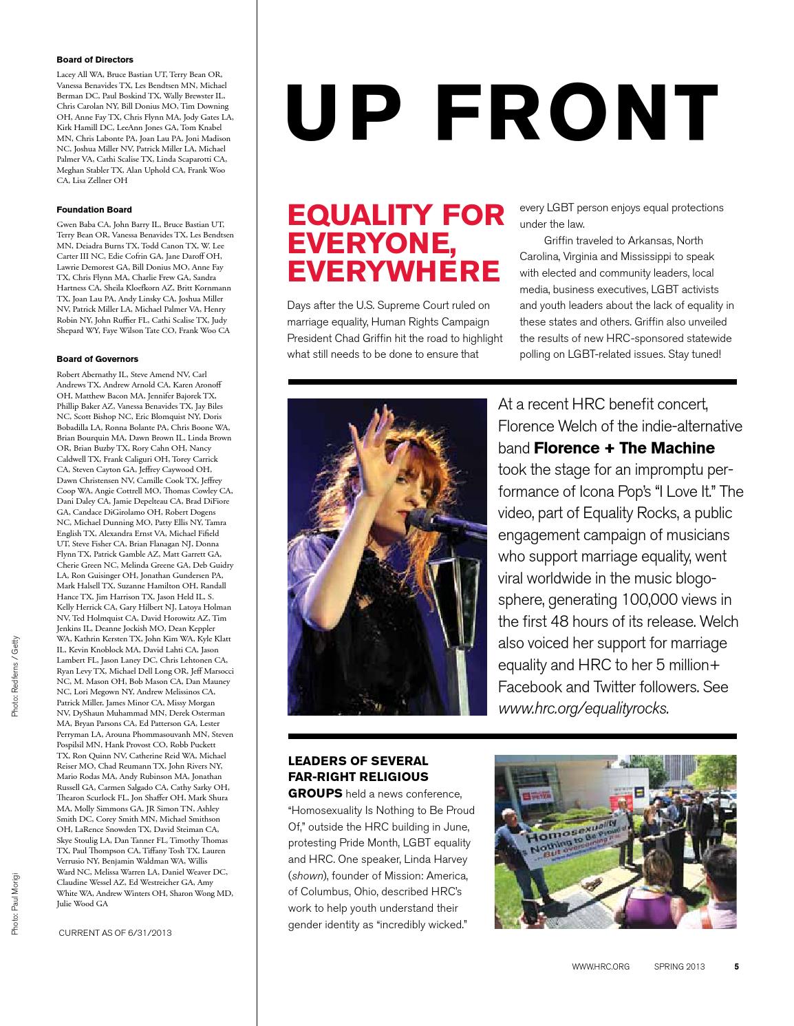 Equality Magazine Spring 2013 by Human Rights Campaign - Issuu