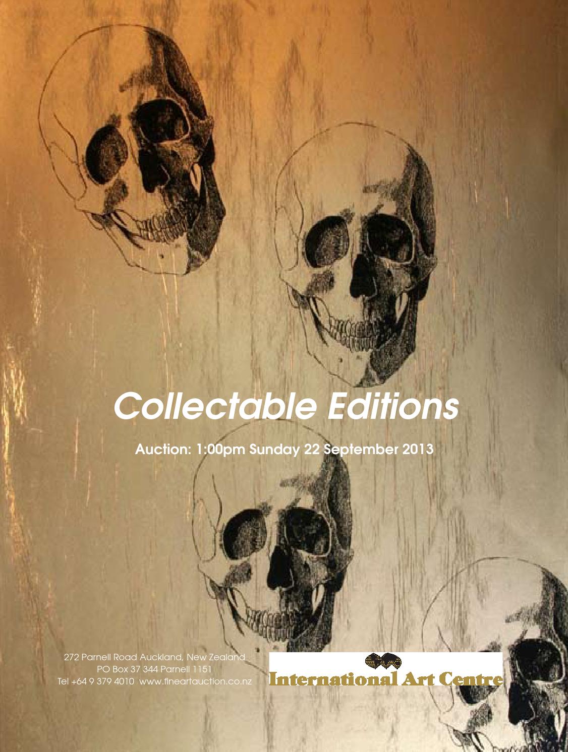 Collectable editions 22:9:2013 by International Art Centre - Issuu