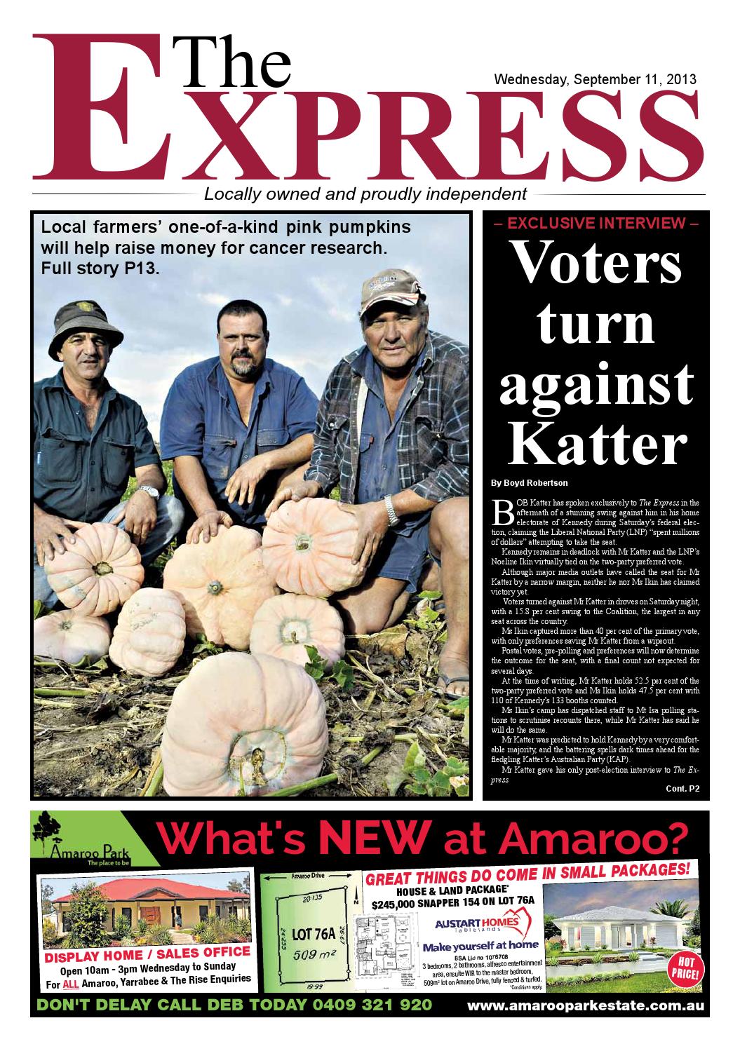 The Express Newspaper 11 September 2013 by Carlo Portella - Issuu